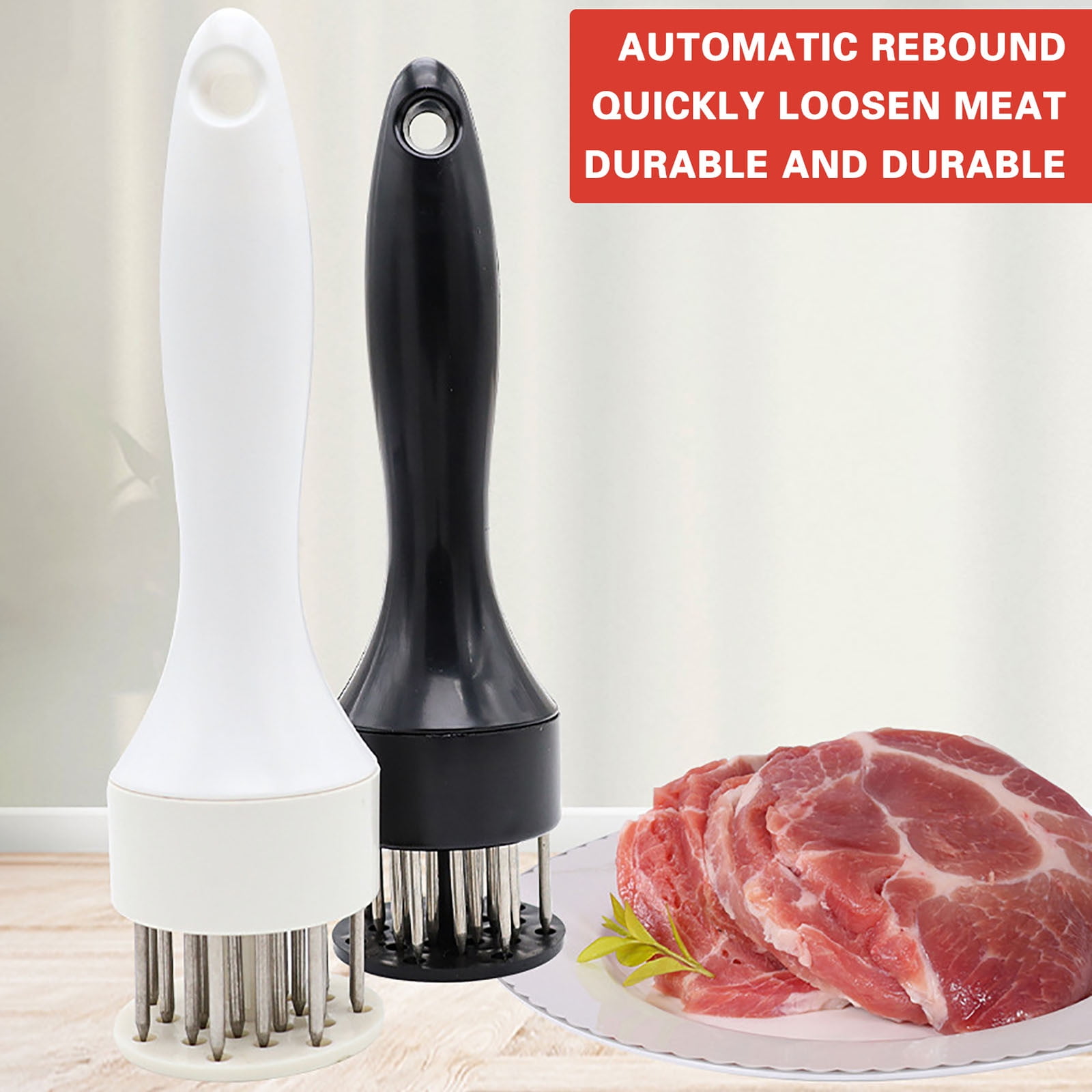 XMMSWDLA Meat Cutter Socket, Loose Meat Needle, Meat Hammer, Kitchen ...