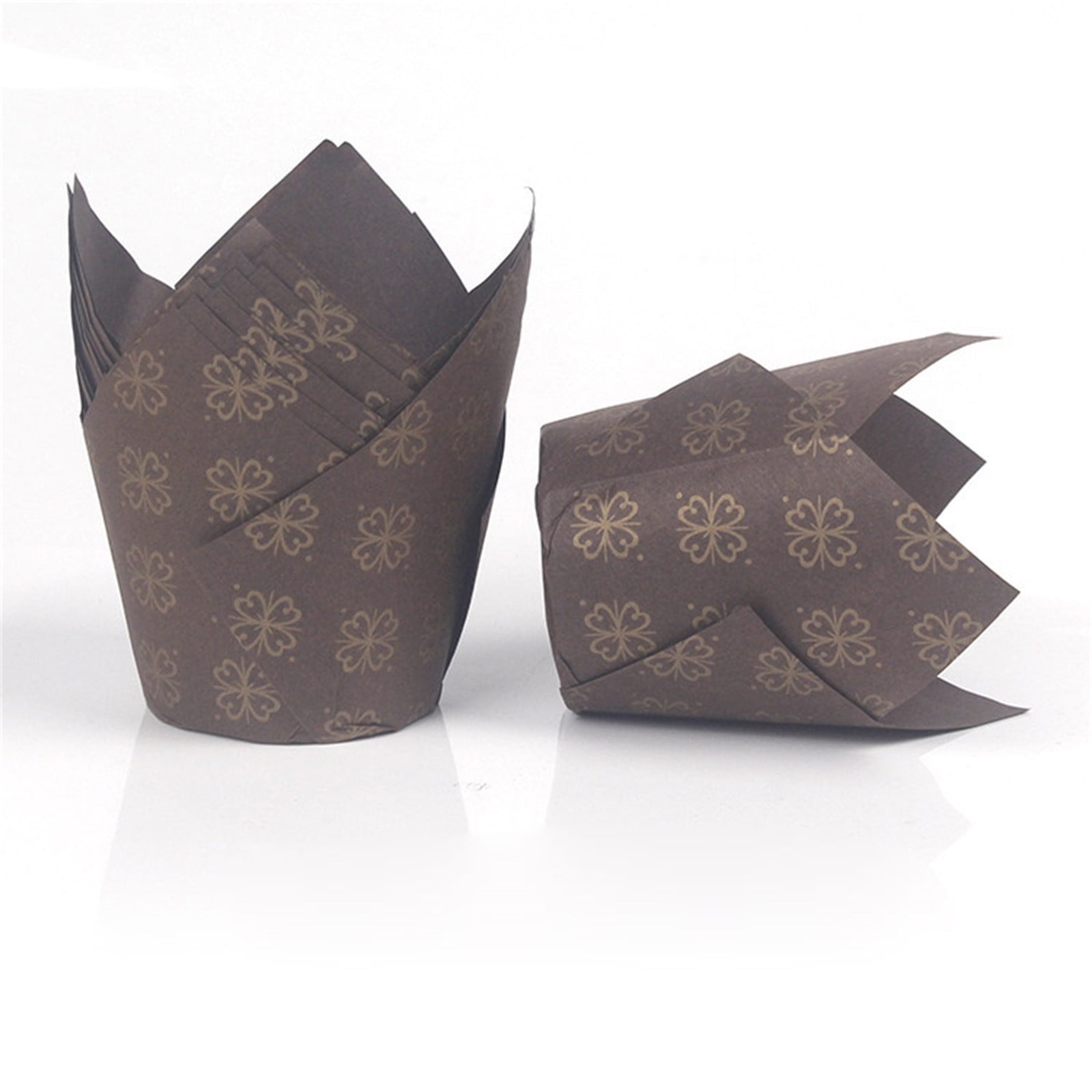 XMMSWDLA Mini Cupcake Liners Muffin Wrappers Bright Baking Cups Paper ...