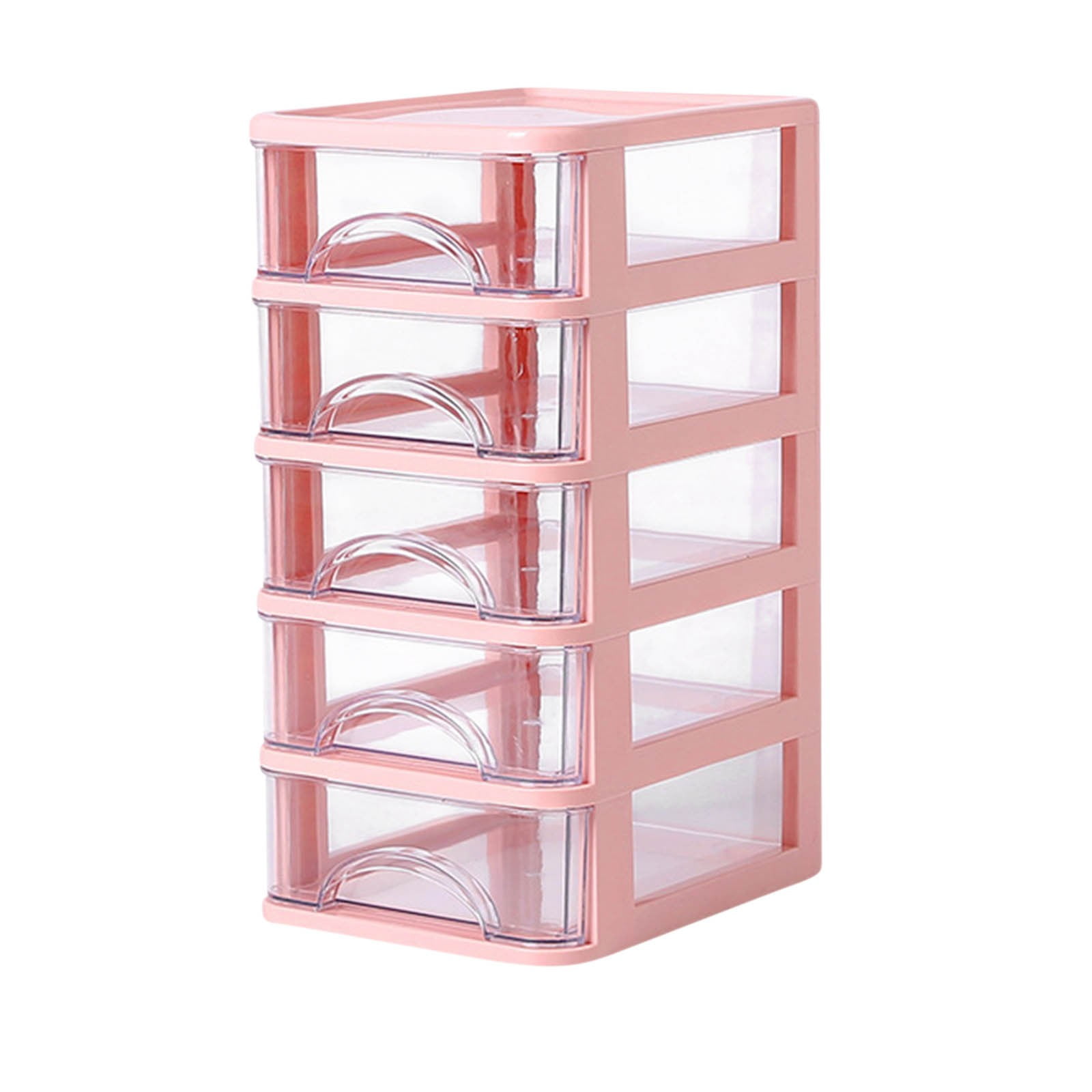 XMMSWDLA Mini Desk Organizer Drawer, Cute Plastic Desktop Art Craft ...