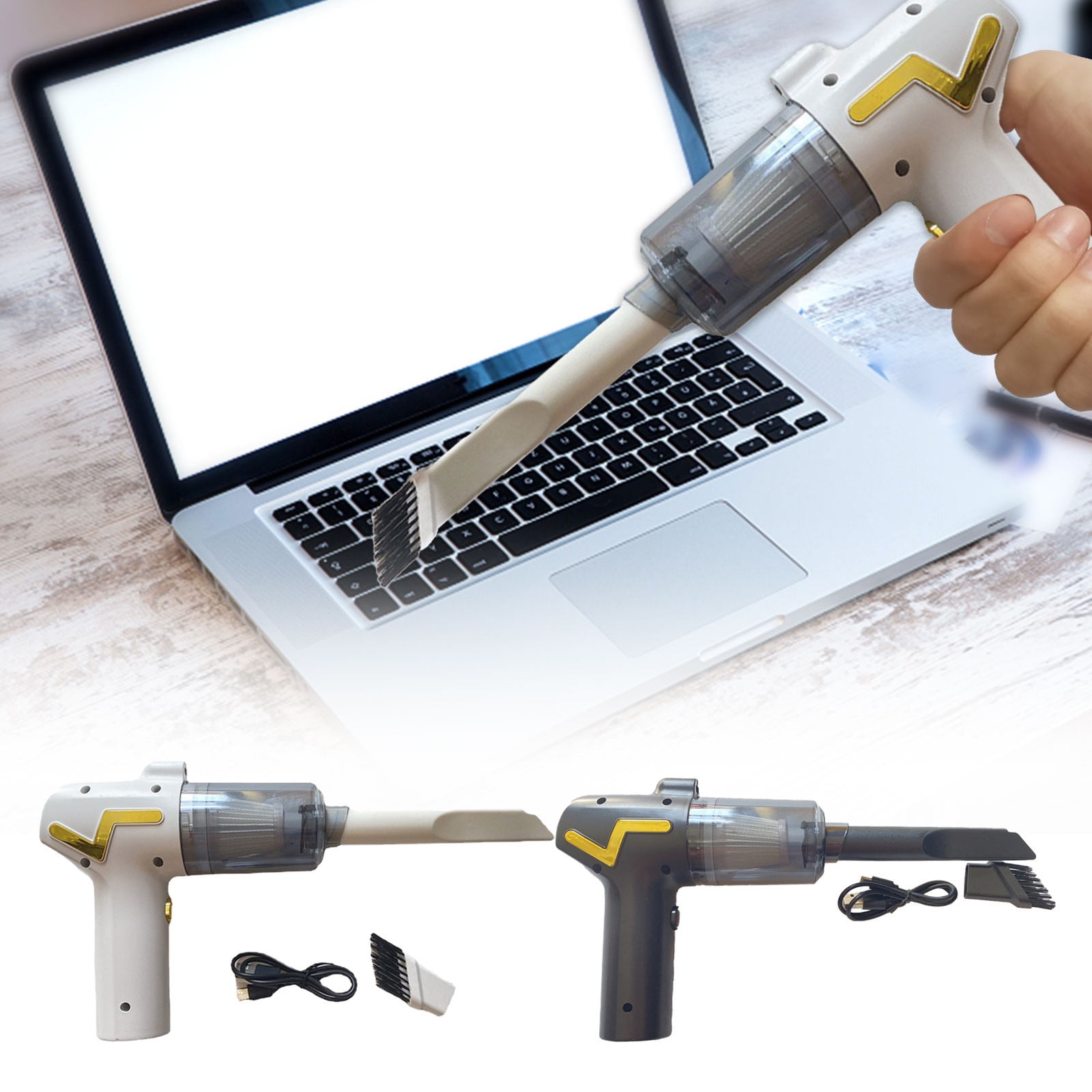 XMMSWDLA Mini Vacuum Cleaner,Small Handheld Vacuum Cordless USB ...