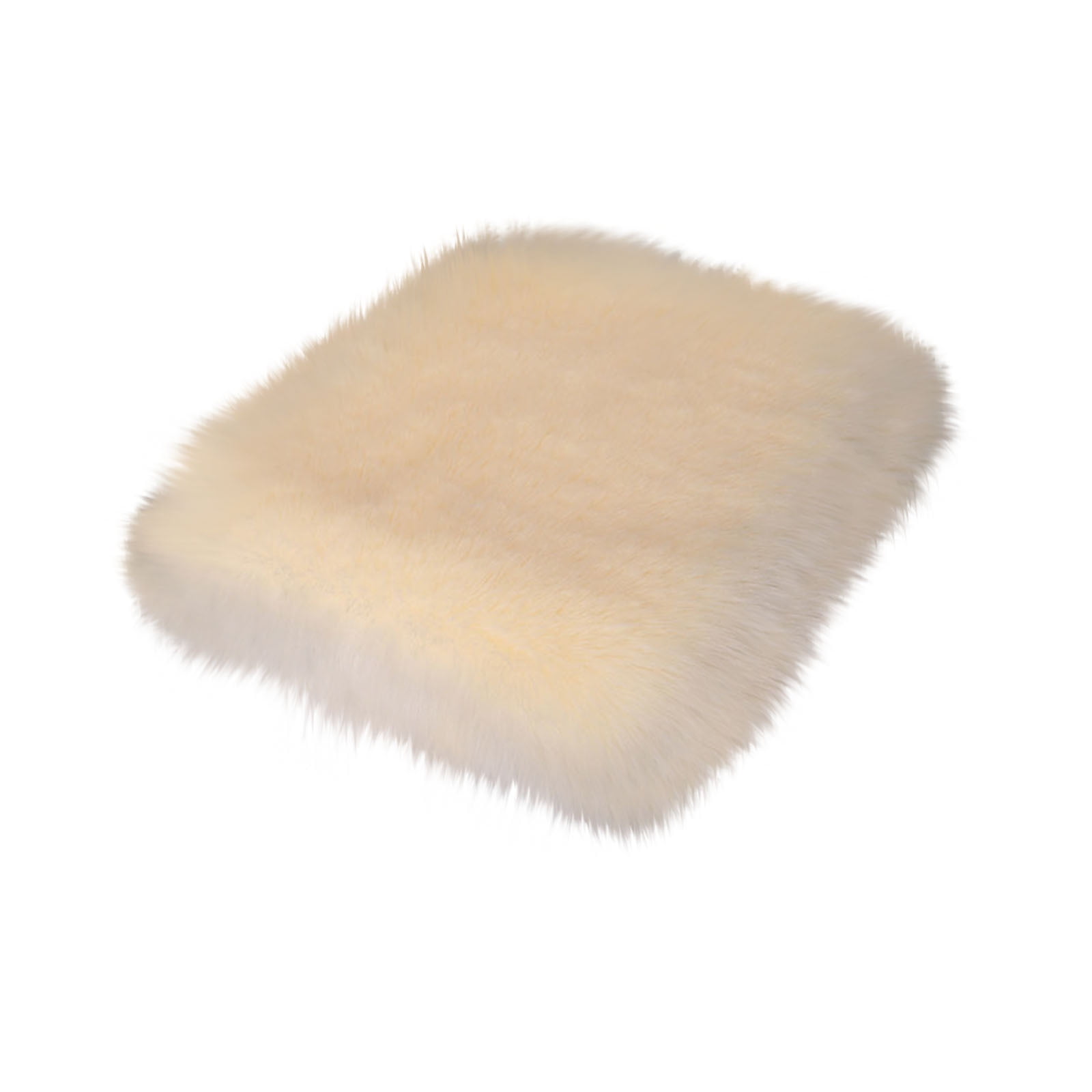 XMMSWDLA Office Chair Cushion Winter Automobile Fleece Cushion Backless ...