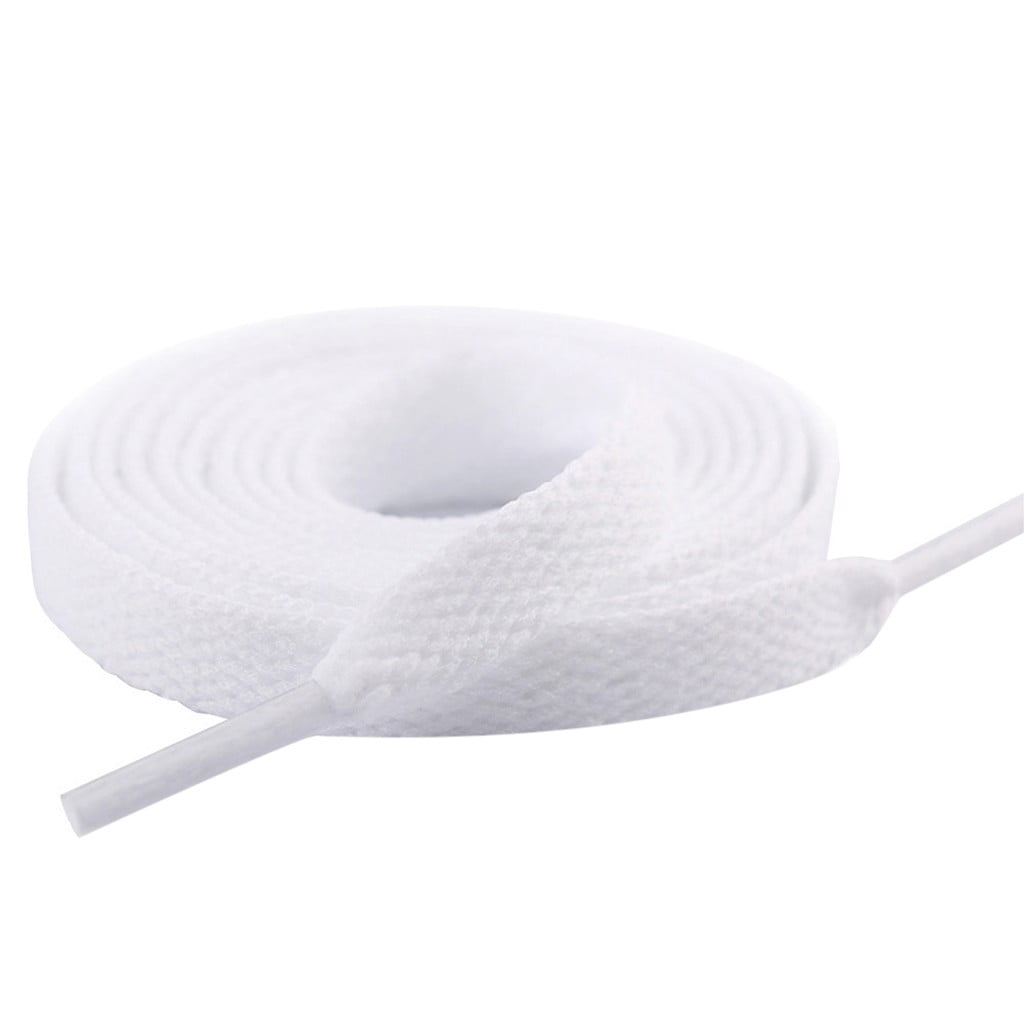 XMMSWDLA Pairs Flat Colored Shoe Laces Athletic Shoe Laces Strings for ...