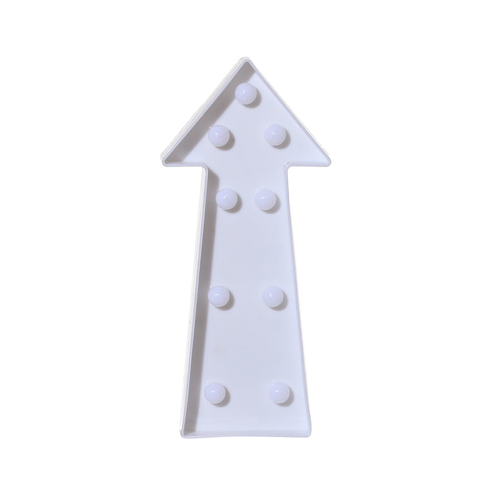 XMMSWDLA Party Decorations Alphabet Led Letter Lights Light Up White ...