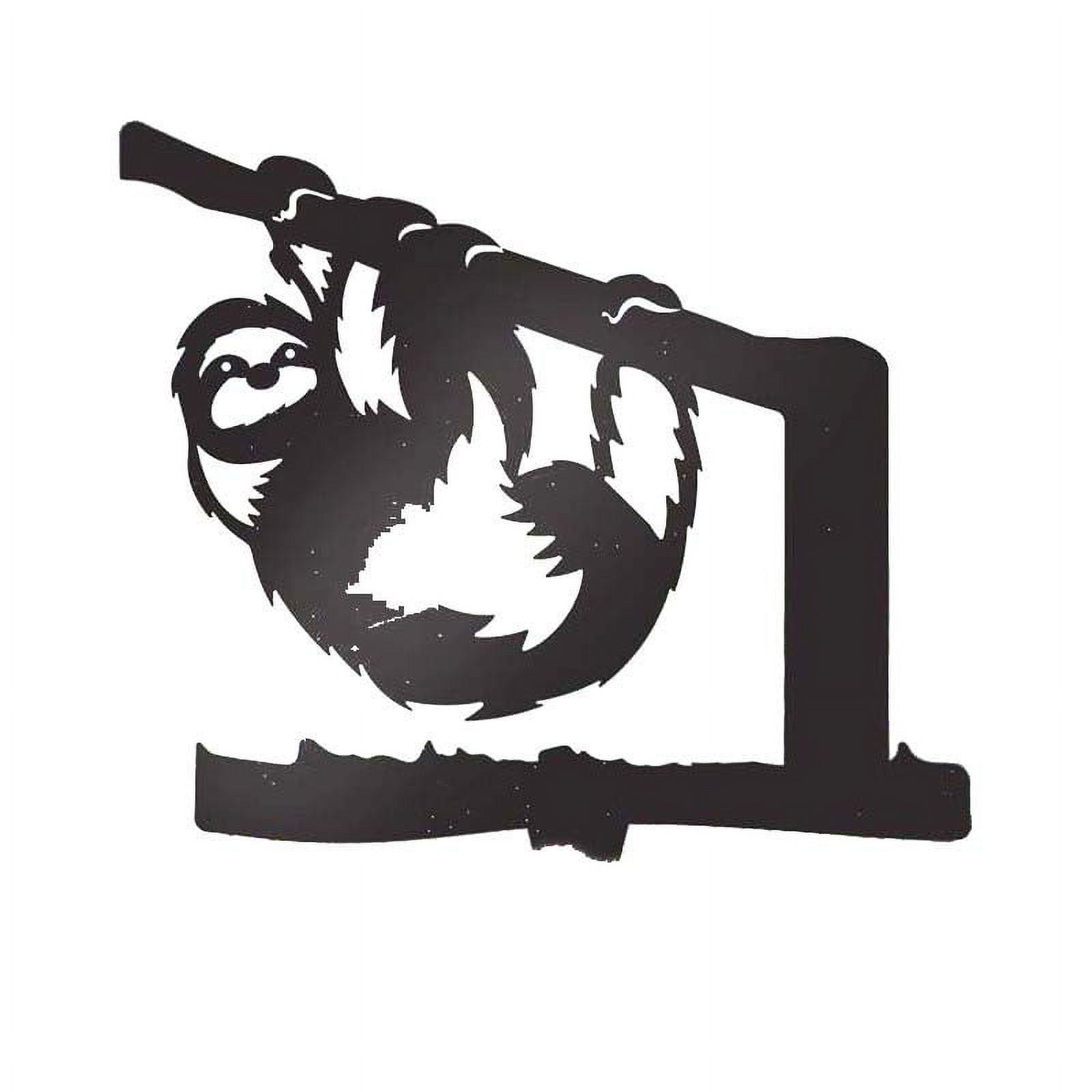 XMMSWDLA Party Decorations Sloth Outdoor Garden Rustic Metal Inserts ...