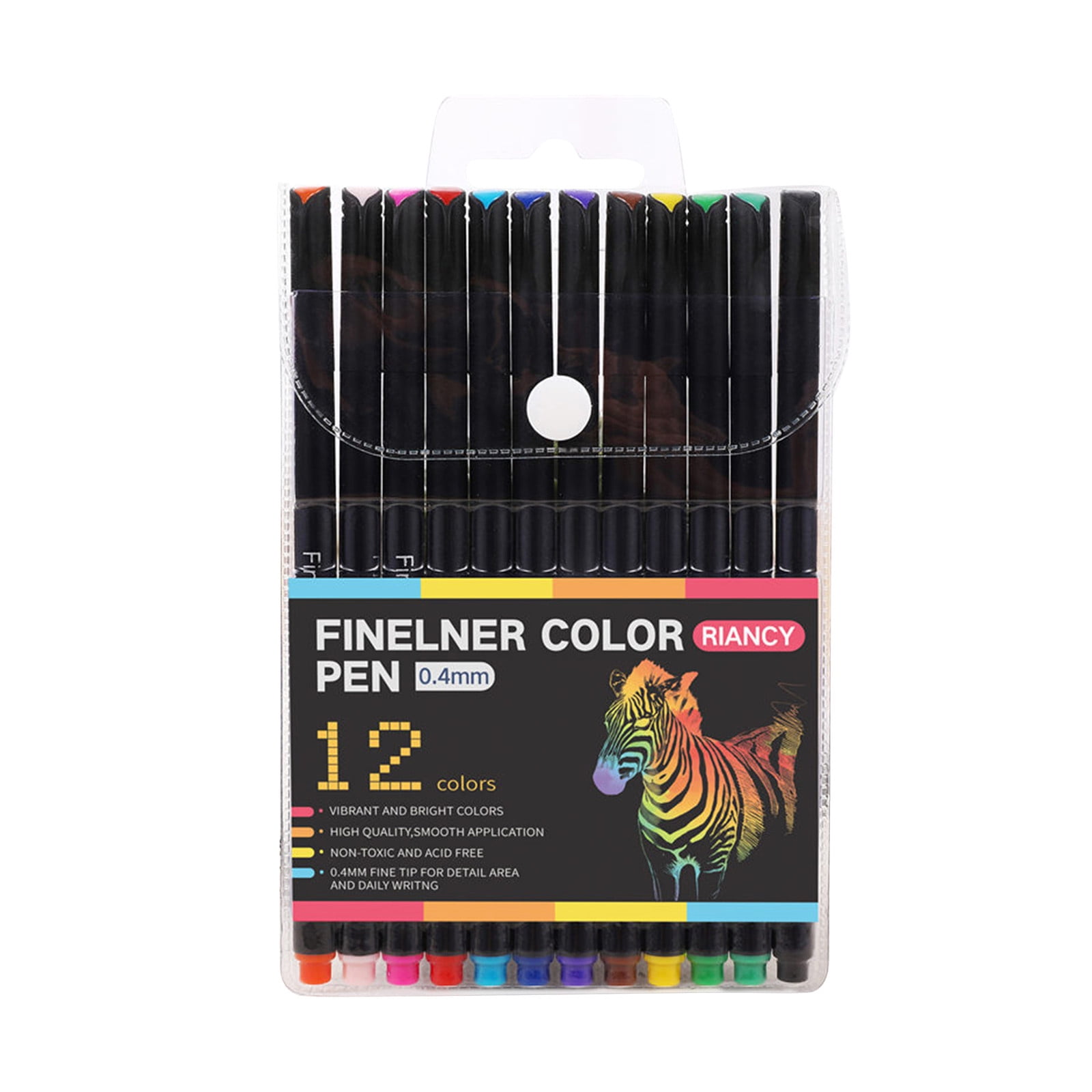 XMMSWDLA Pen Set 12color Penpen Color Needle Pen Thread Drawing Pen 12 ...