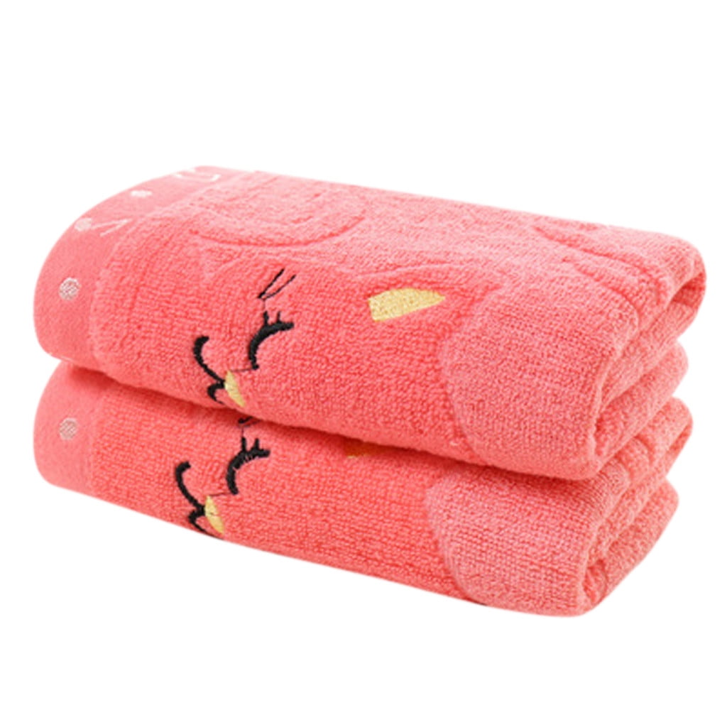 XMMSWDLA Pink Hand Towels - Soft Rectangle Cotton | Highly Absorbent ...