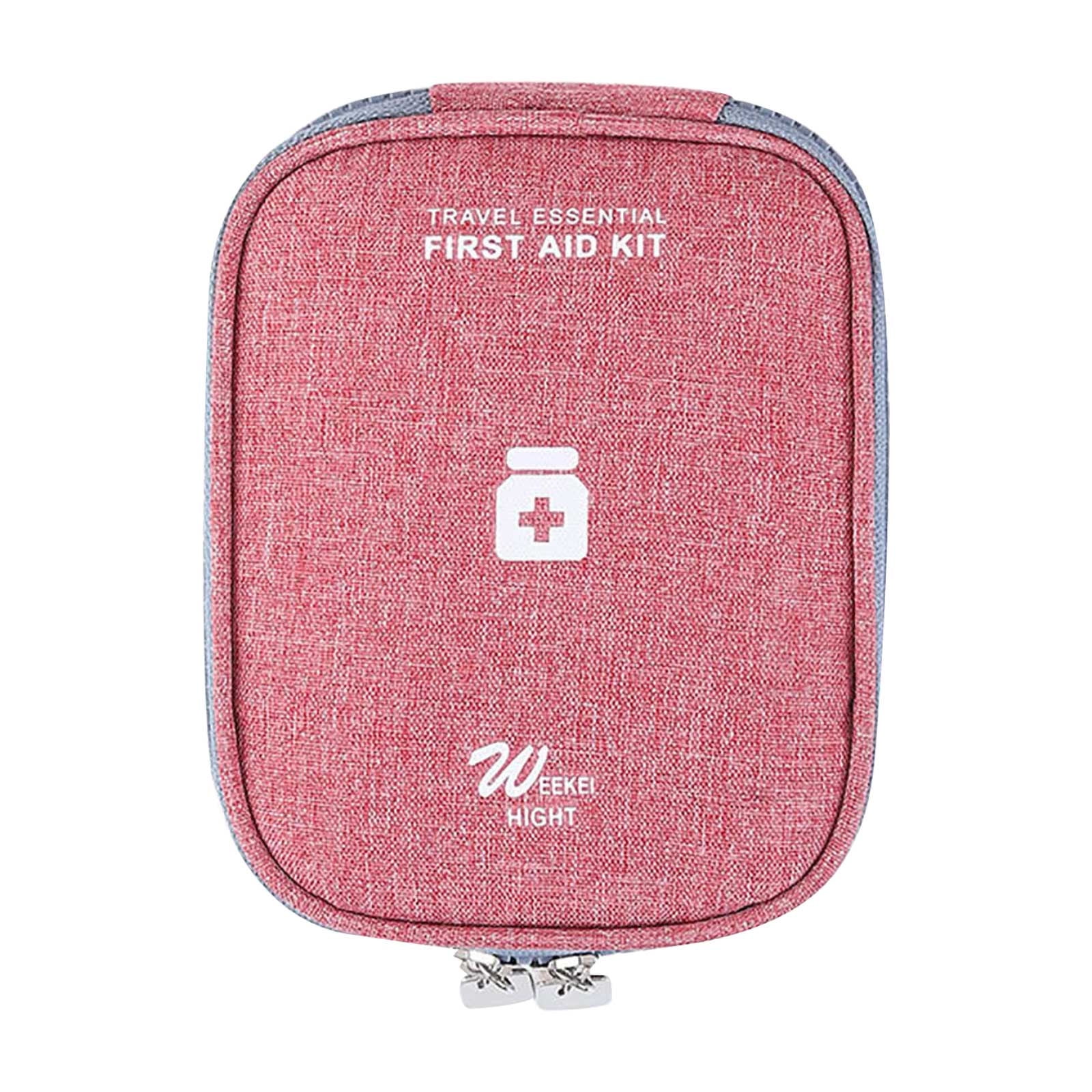 XMMSWDLA Portable Empty First Aid Kit Bag, Travel Medicine Pouch, Small ...