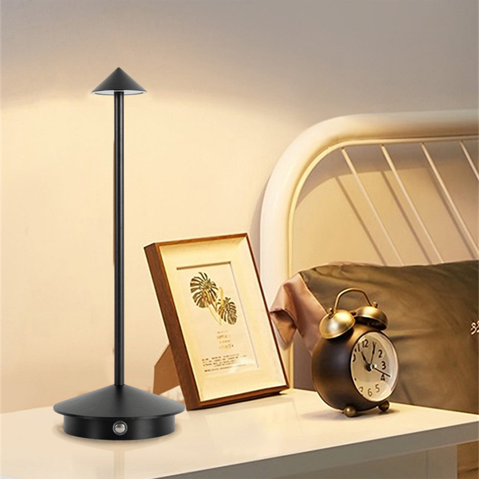 XMMSWDLA Rechargeable Cordless Table Lamp,LED Battery Operated Desk ...