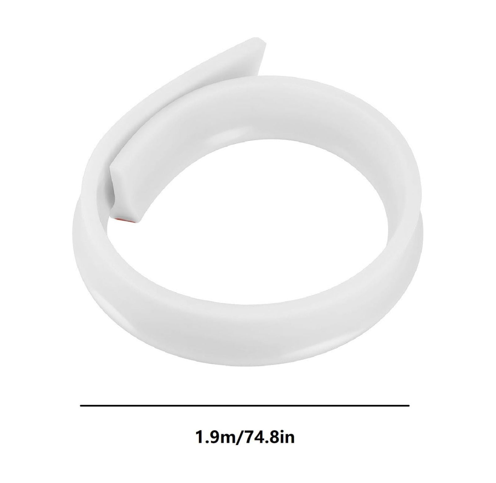 XMMSWDLA Rubber Self-Adhesive Sealing Strip, Wet and Dry Separation ...