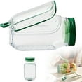 XMMSWDLA Salad Pod with Side Open Lid - Mason Jar Style Portable Salad ...