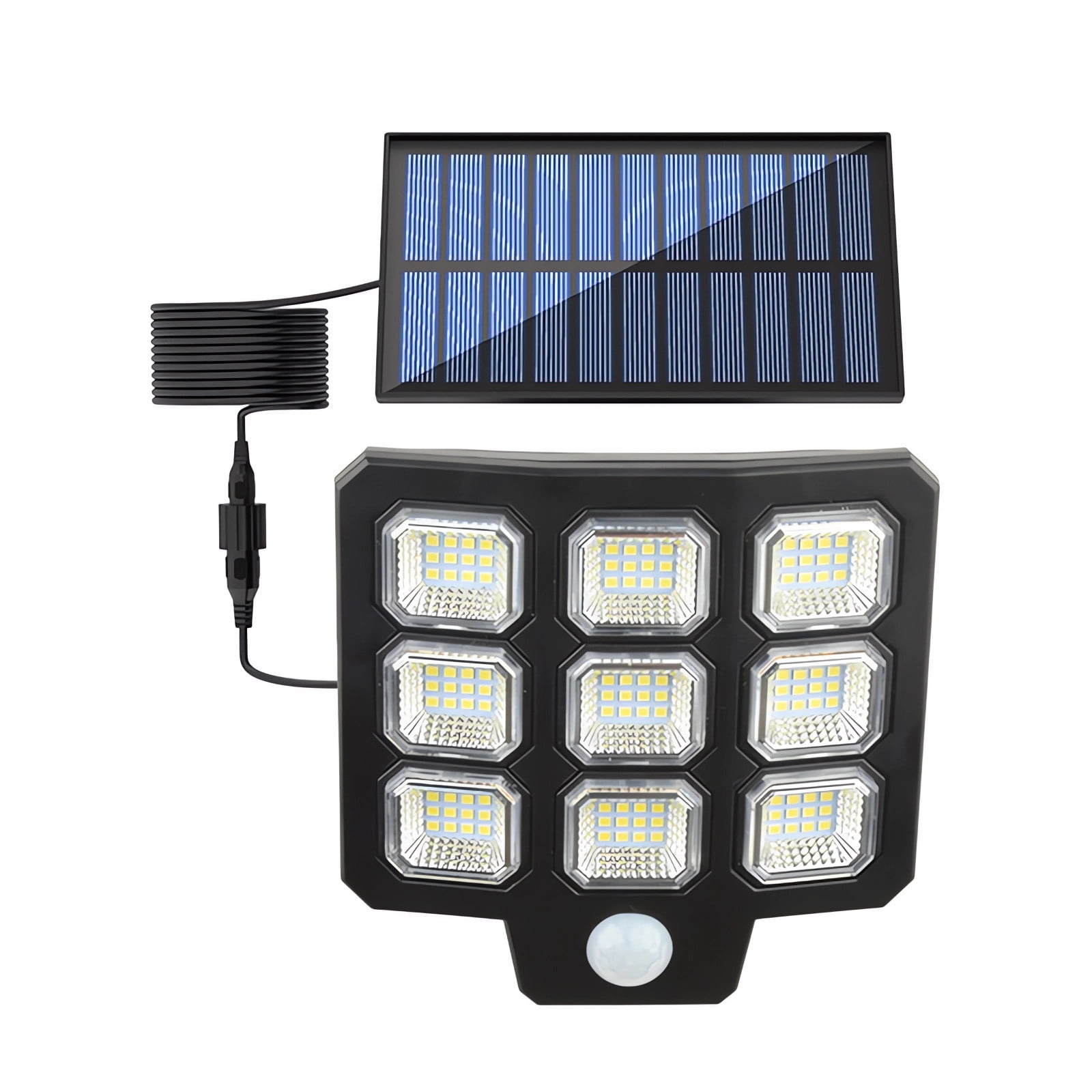 XMMSWDLA Solar Street Lights Outdoor Dusk to Dawn Solar Parking Lot ...