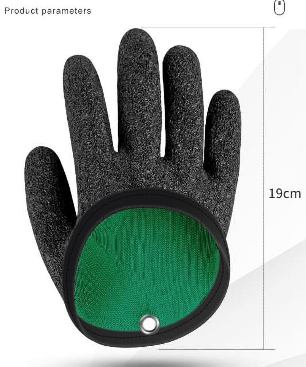 XMMSWDLA Stab-Proof, Waterproof Magnetic Ready Fishing Glovesstab-Proof ...