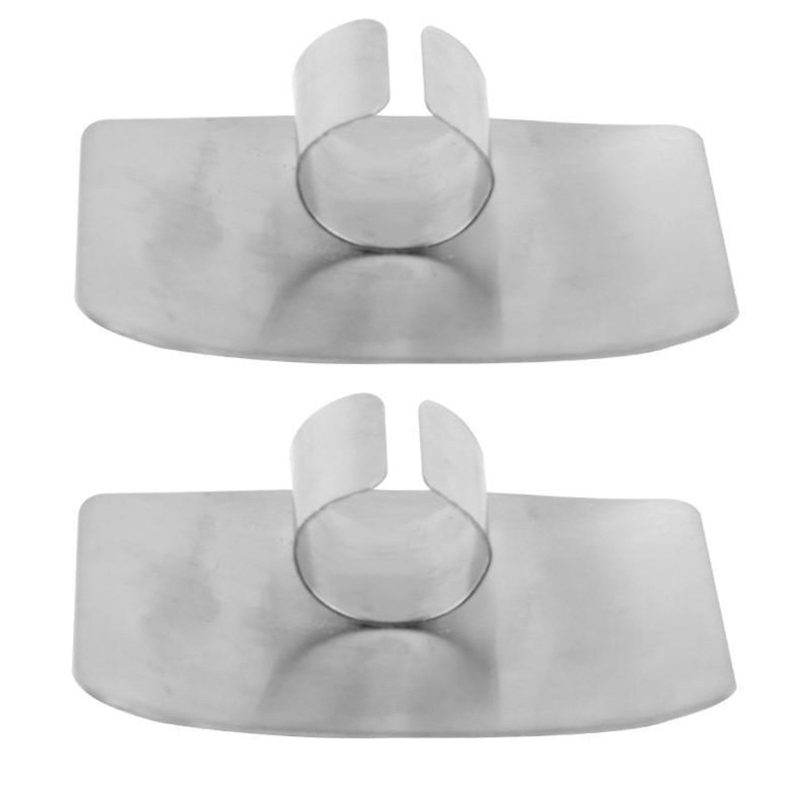 XMMSWDLA Stainless Steel Finger Guard, 2 PCS Finger Guard for Cutting ...
