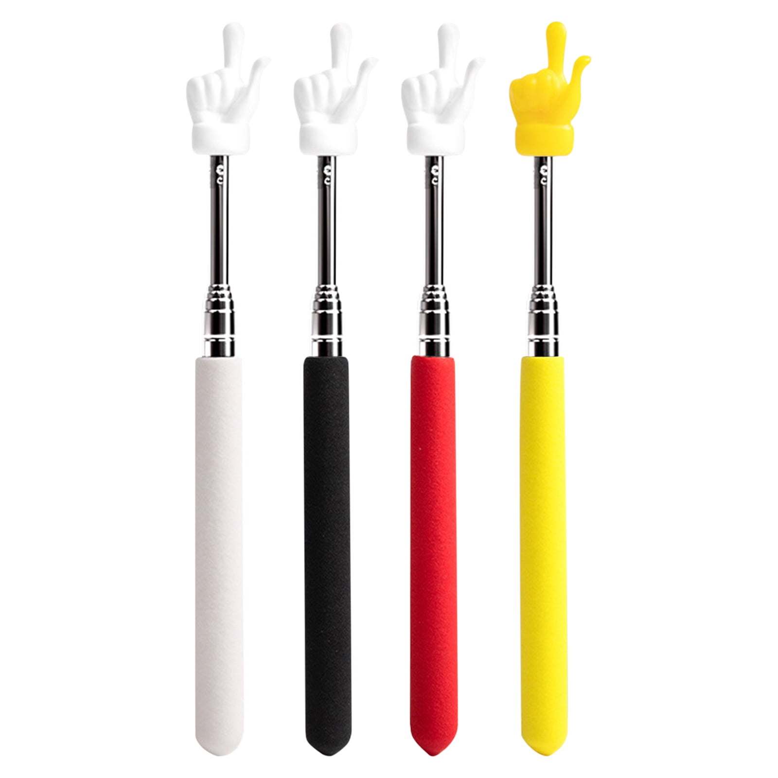 XMMSWDLA Telescopic Teachers Pointer, Extendable Hand Pointer Finger ...