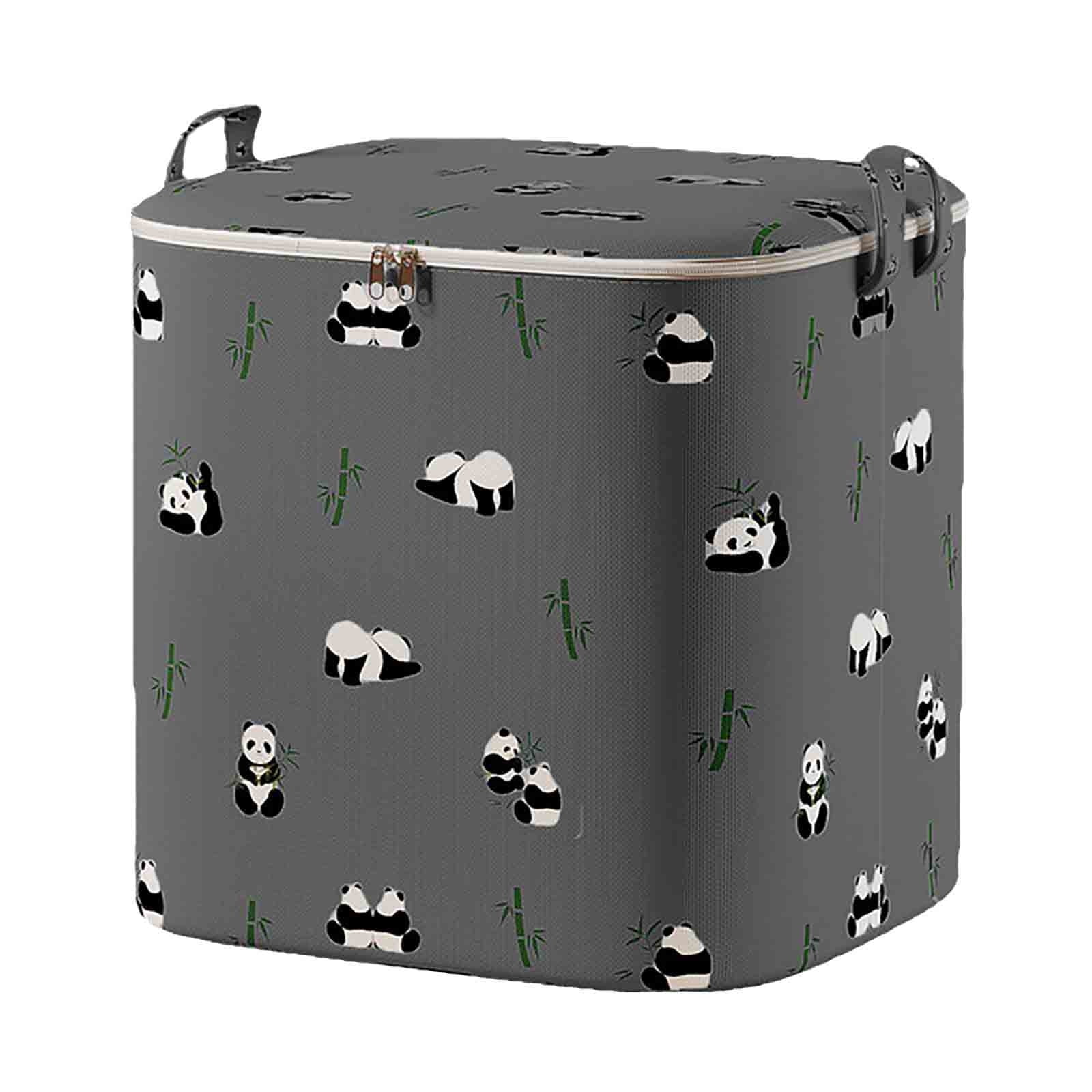 XMMSWDLA Under Bed Storage Non-Woven Zipper Storage Bag Moving Quilt ...