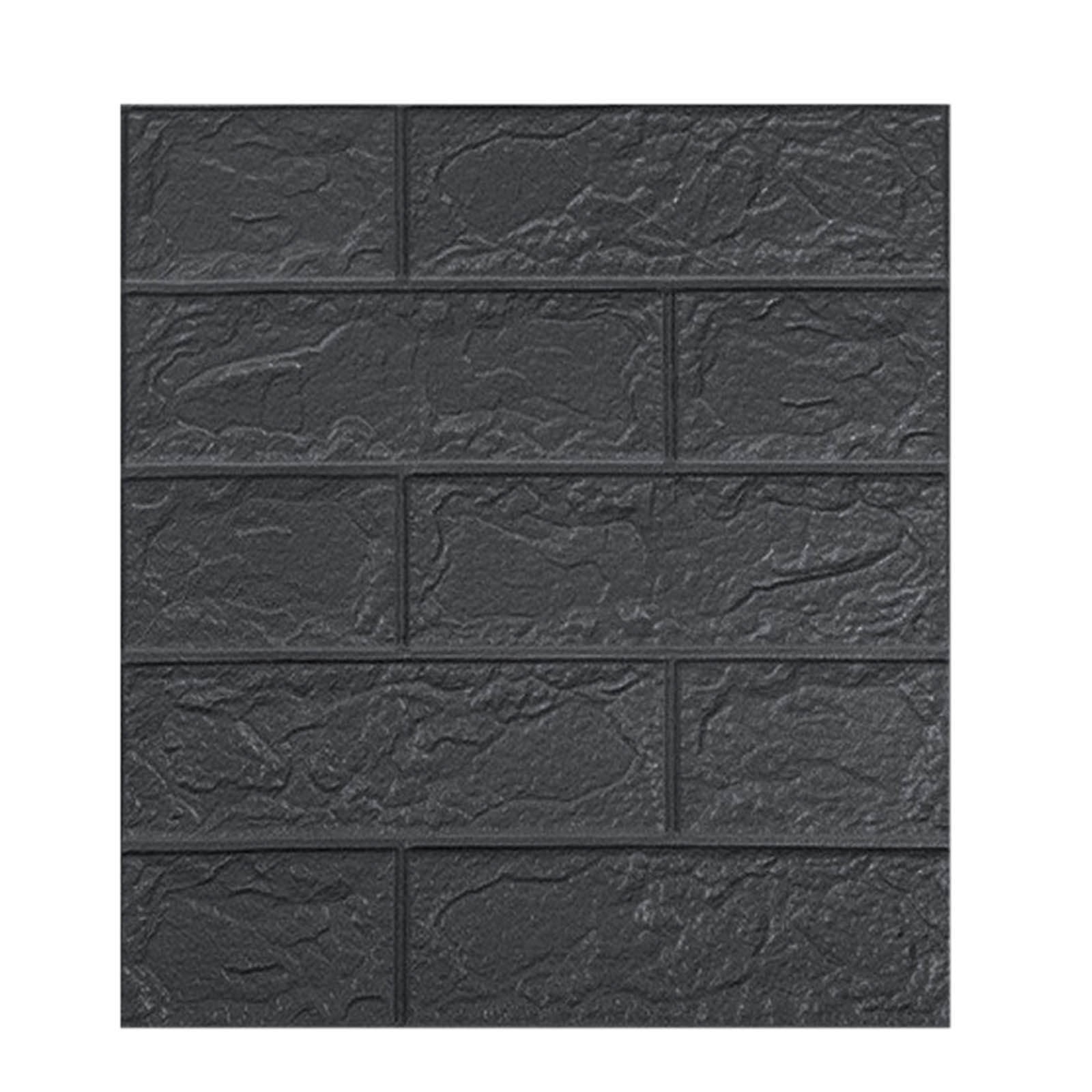 XMMSWDLA Wall Decor Diy 3d Brick Pe Foam Wallpaper Panels Room Decal ...