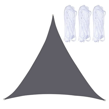 MDHAND Sun Shade Triangle Waterproof 10FT Outdoor Garden Patio Party ...