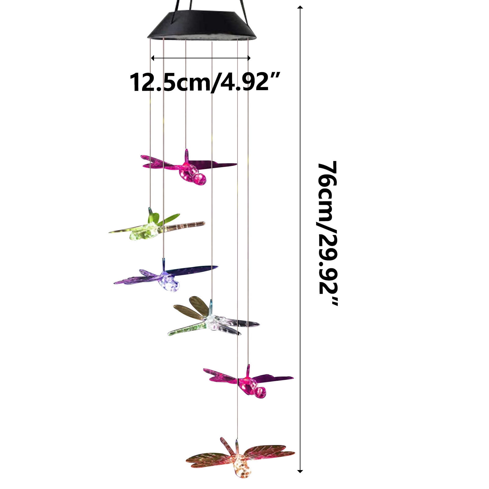 XMMSWDLA Western Party Decorations New Outdoor Solar Wind Chime Light ...