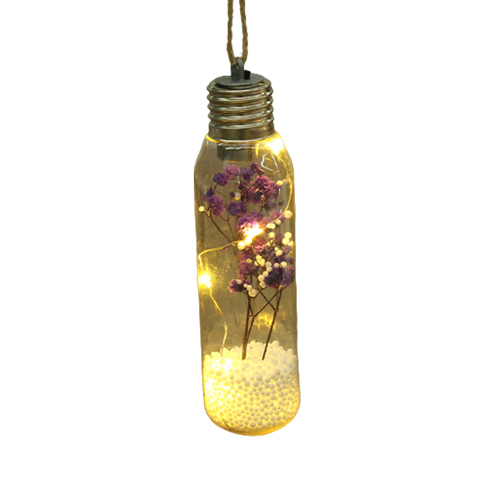 XMMSWDLA Wine Bottle Lights Battery Operated Silver Wire Bottle Fairy ...