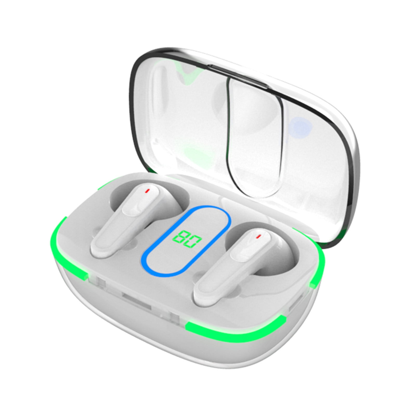 XMMSWDLA Wireless Earbuds, Bluetooth 5.3 Headphones Clear Call ...