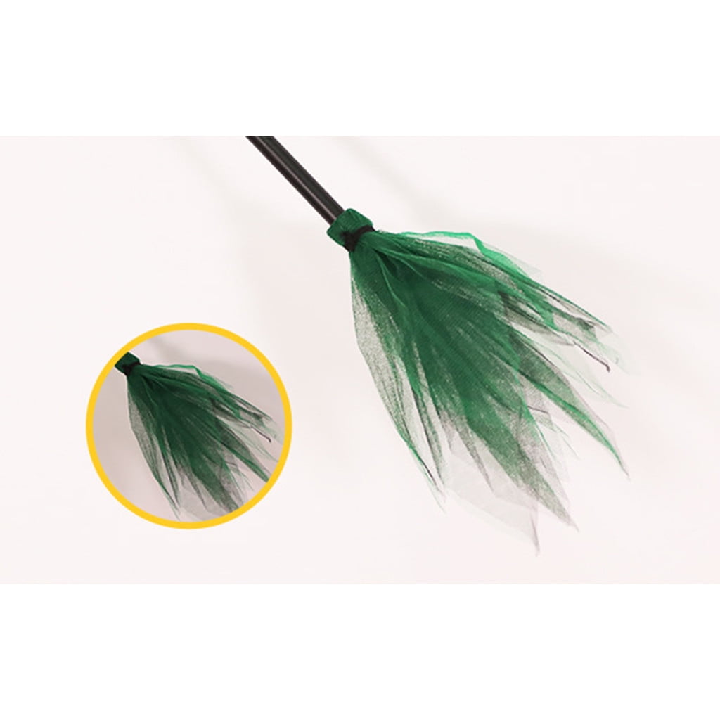 XMMSWDLA Witch Broomstick Costume Accessories - Realistic Wizard Flying ...
