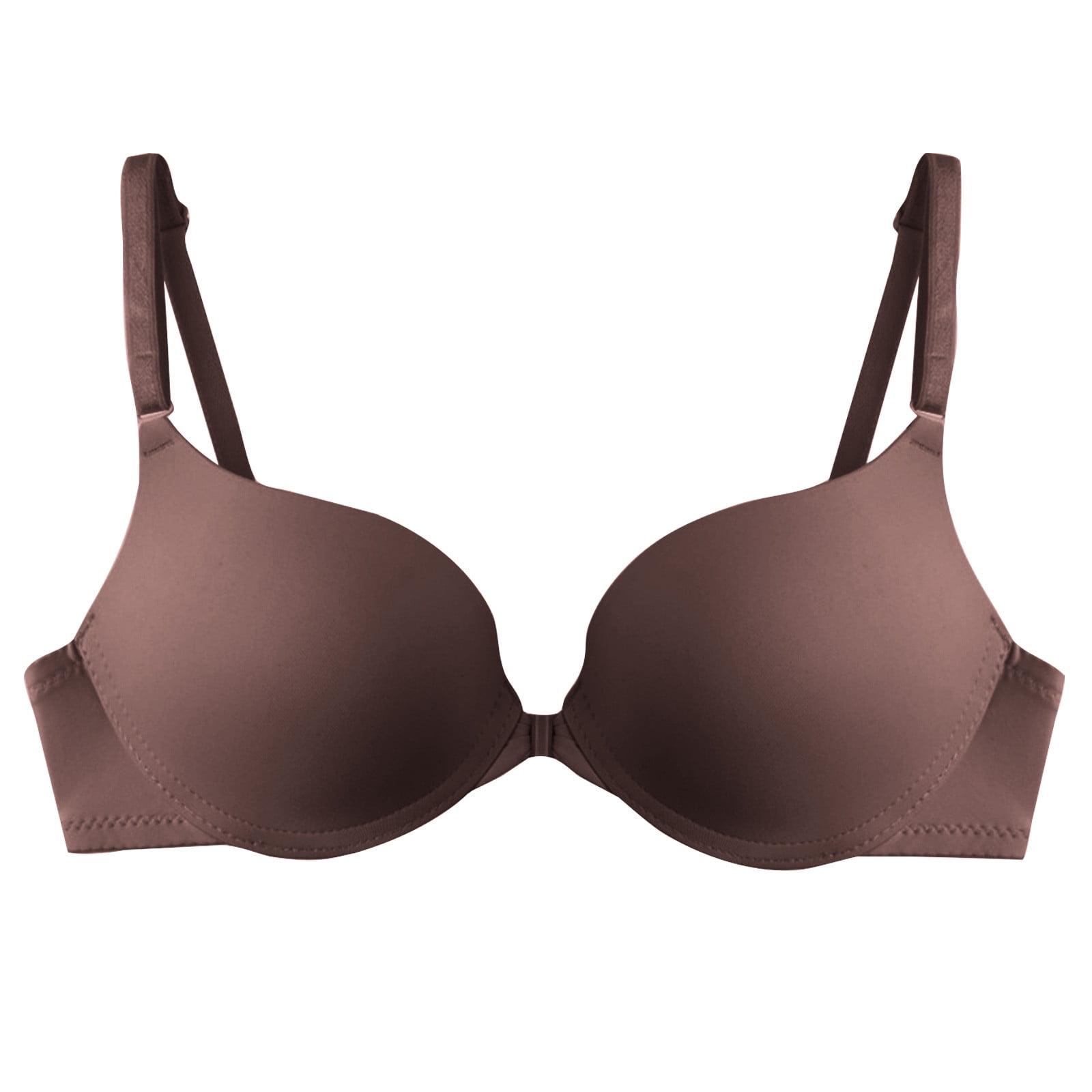 XMMSWDLA Women's Front Close Bra T Back Full Figure Underwire Plus Size ...