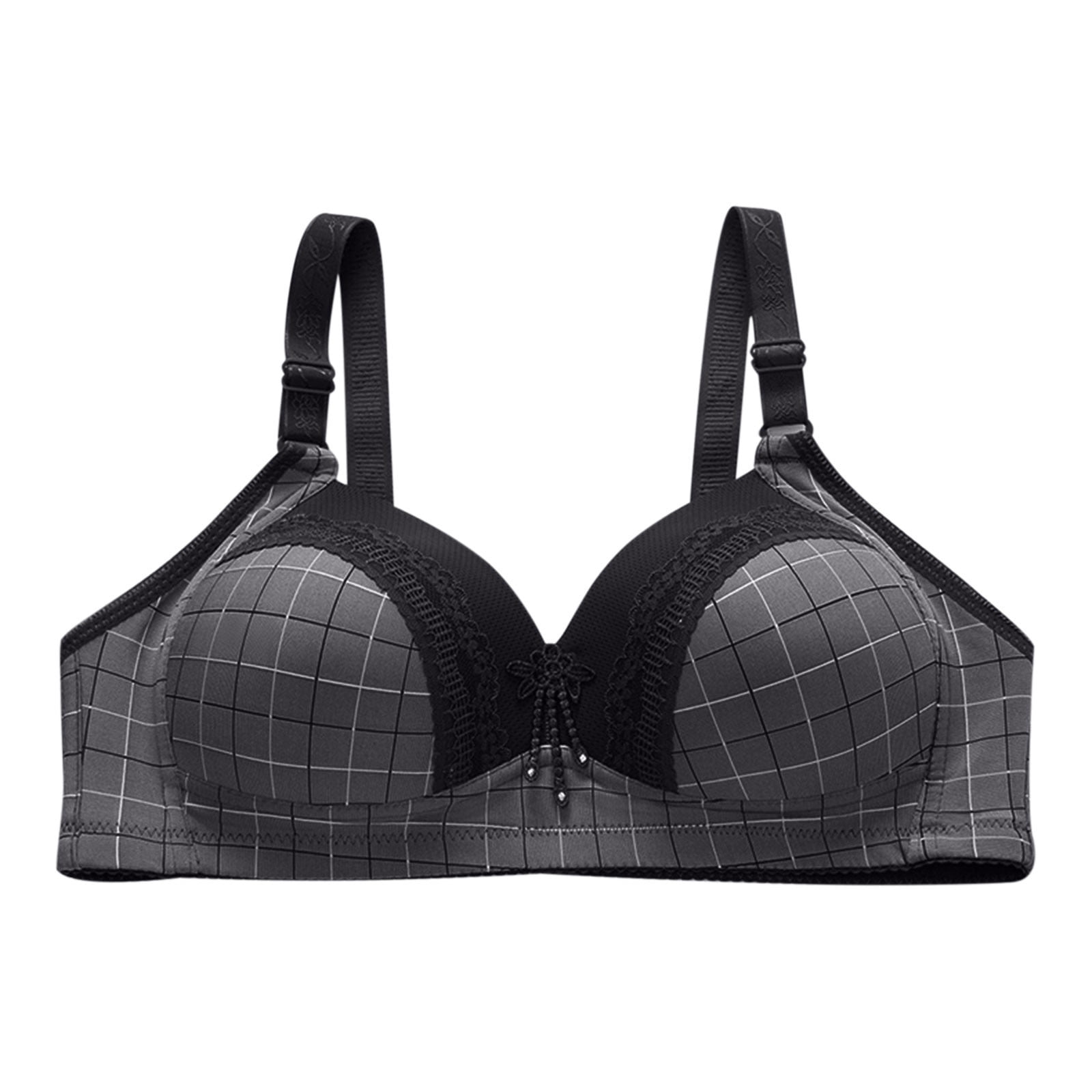 XMMSWDLA Women's Sports Bra, Curvy Bra, Moderate Support Bra, Low Cut ...