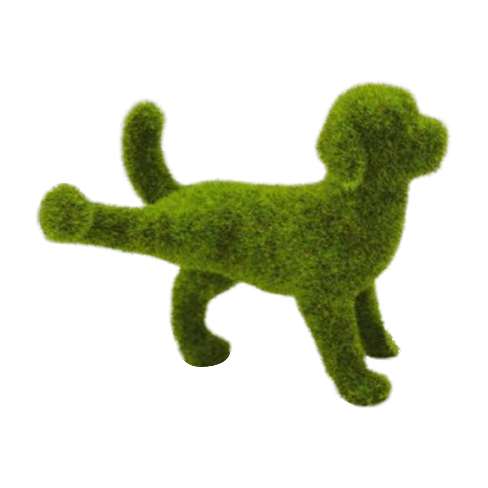 XMMSWDLA Yard Decorations Outdoor Dog Statues Flocking Dog Figurine ...