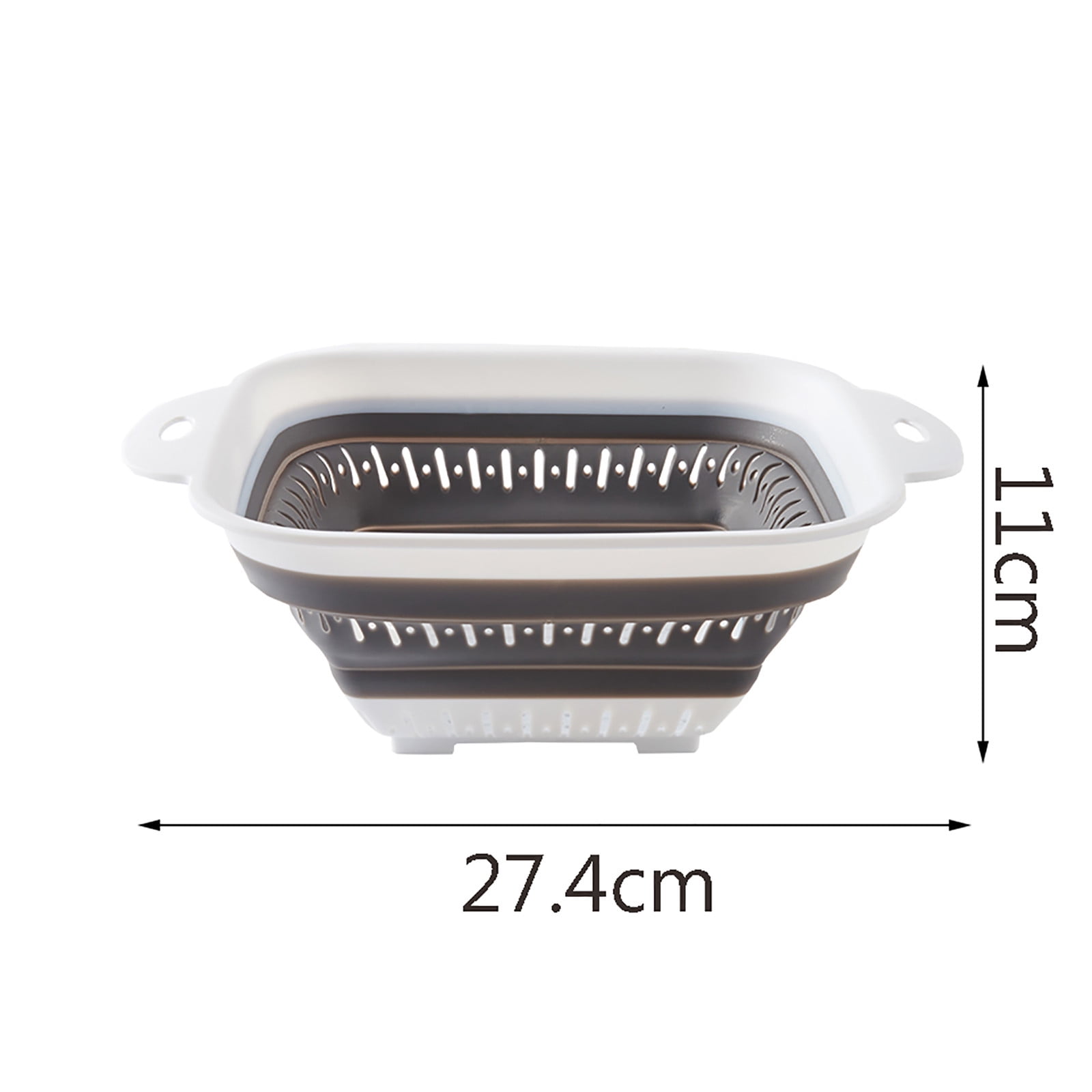 folding Silicone Colander & Strainer Kitchen Pleated Strainer for Pasta ...