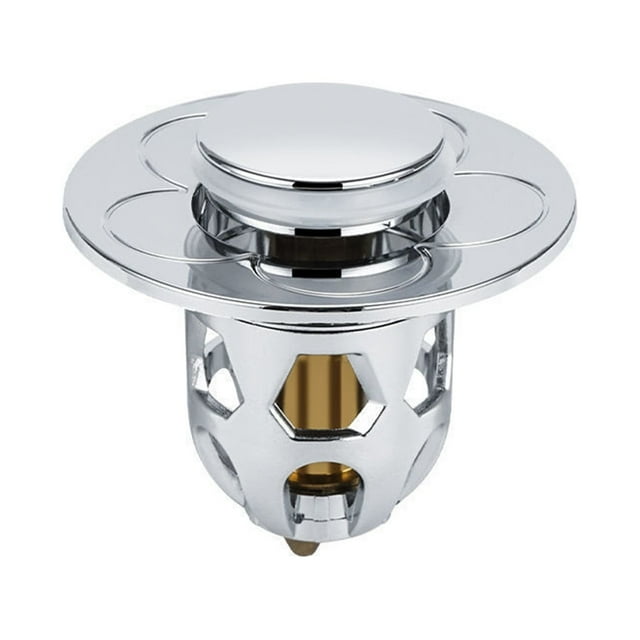 XMMSWDLA silver Sink Stopper Bath Plug Strainer Hair Catcher Pop Up ...