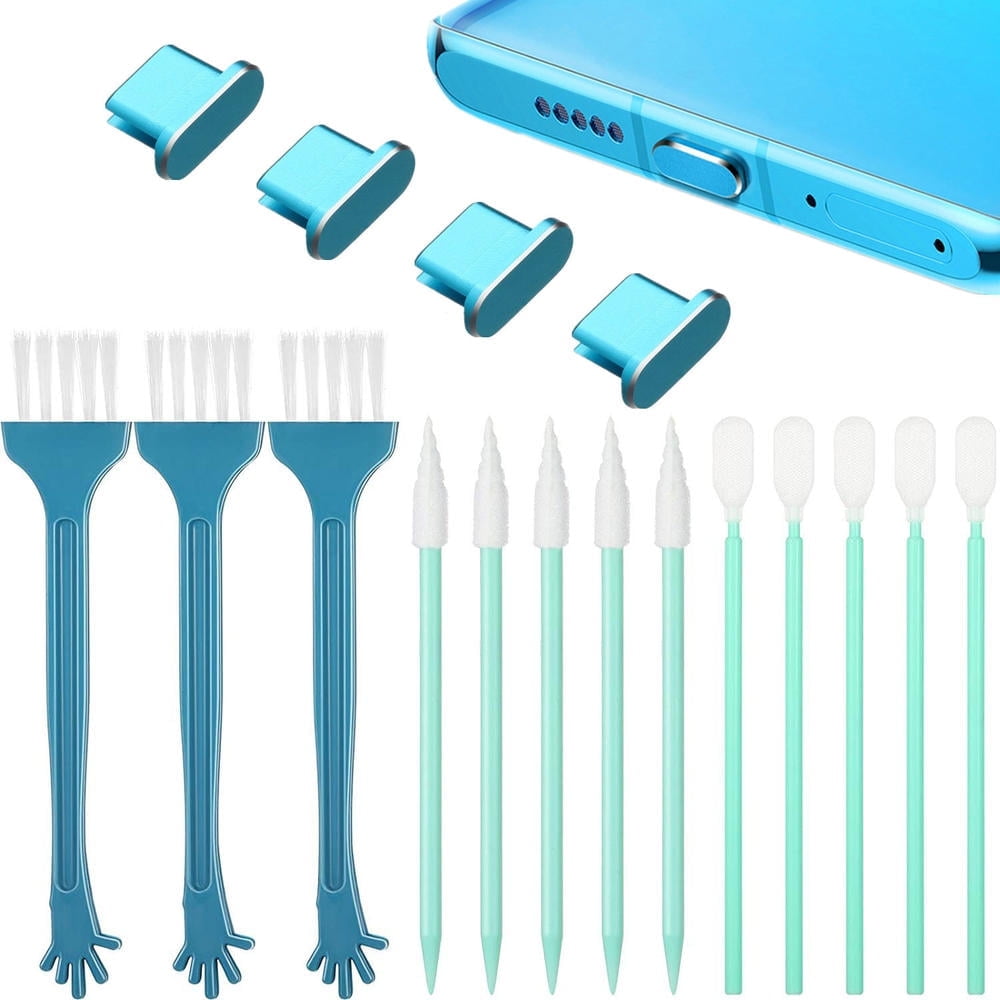 XMNZMH 17 Pieces Cell iPhone Cleaning Kit Type-C Charging Port and ...