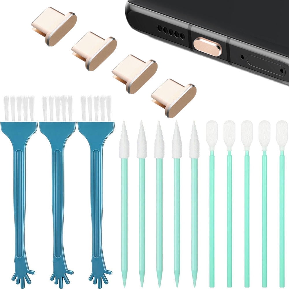 XMNZMH 17 Pieces Cell iPhone Cleaning Kit Type-C Charging Port and ...