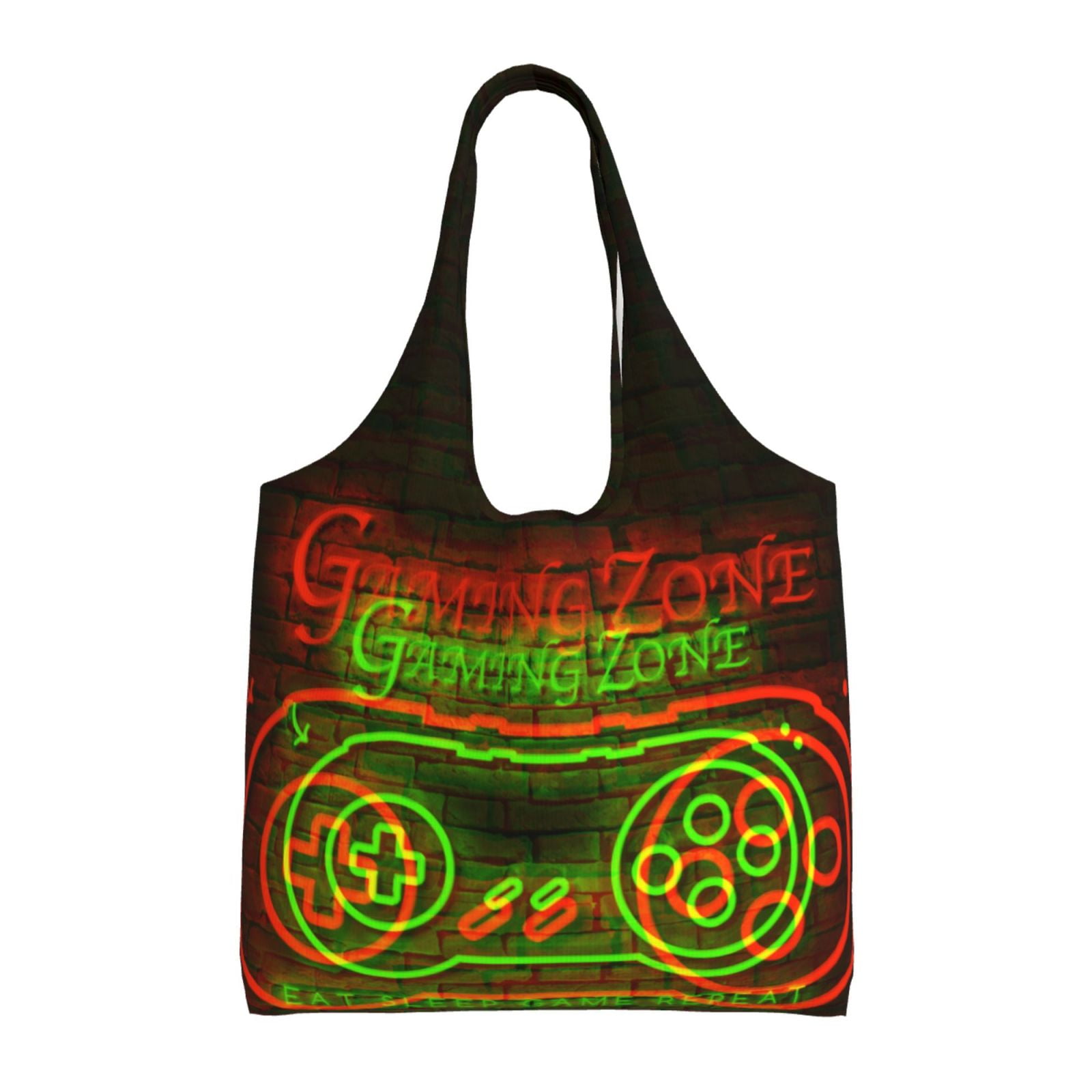 XMXT Canvas Tote Bag, Handle Neon Image Large Handbag for Women ...