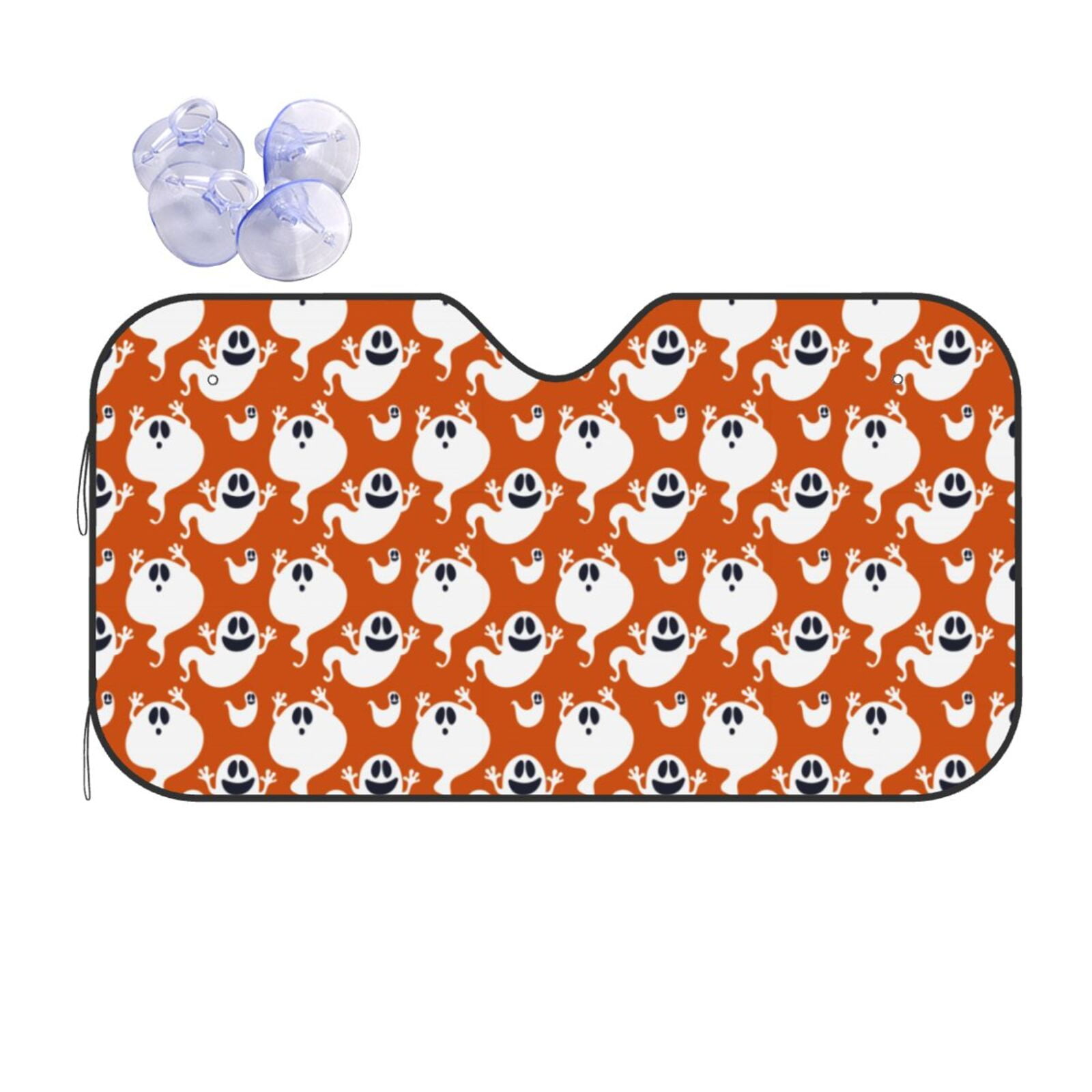 XMXT Car Sun Shade Windshield, Cartoon Cute Ghost Sunshade for Car ...