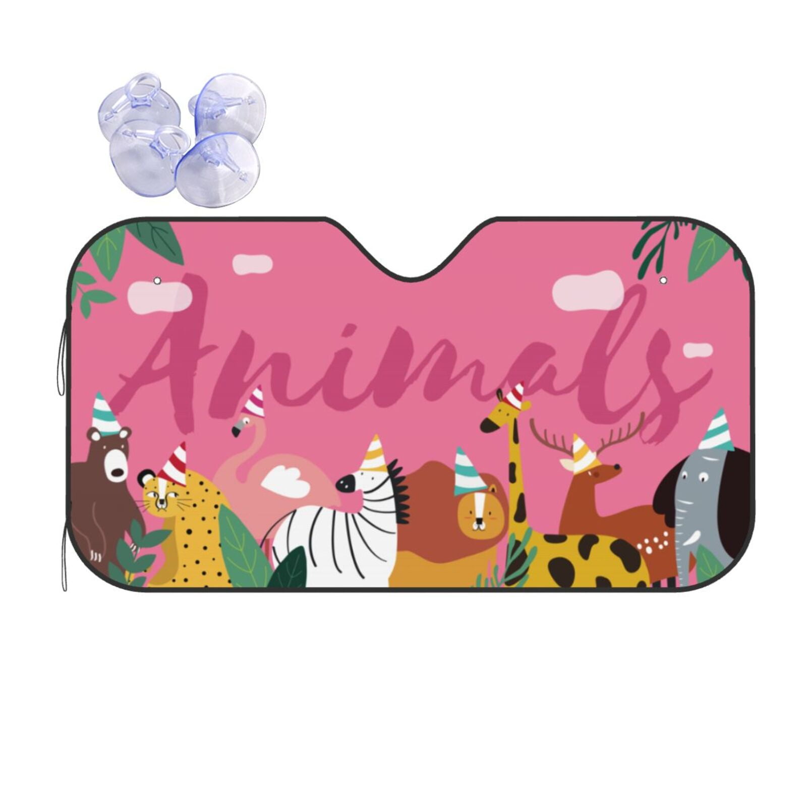 XMXT Car Sun Shade Windshield, Zoo Graduate Print Sunshade for Car ...