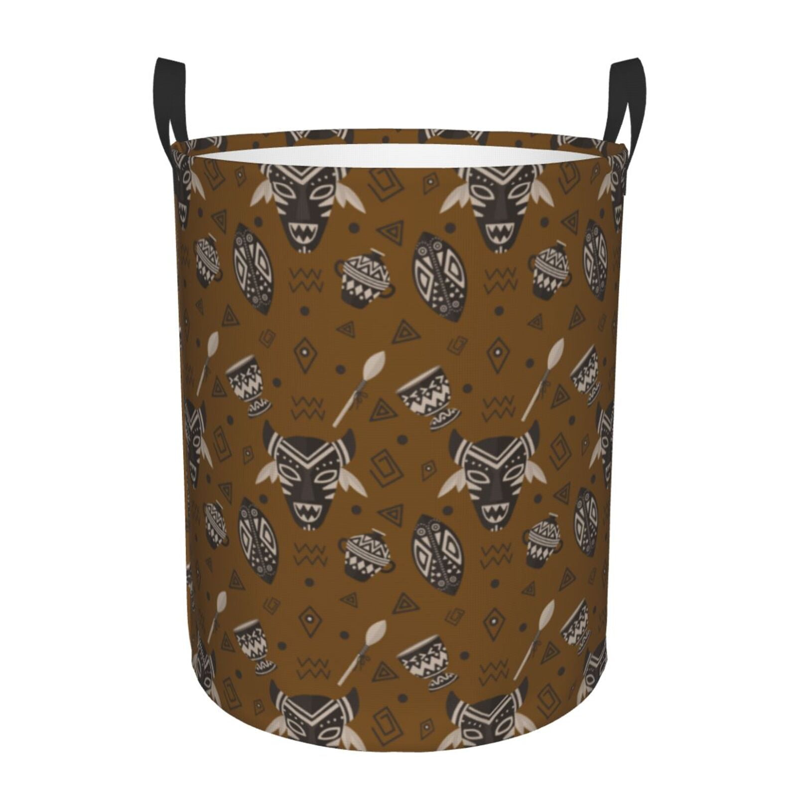 XMXT Collapsible Laundry Basket, Ancient Vikings Background Waterproof ...