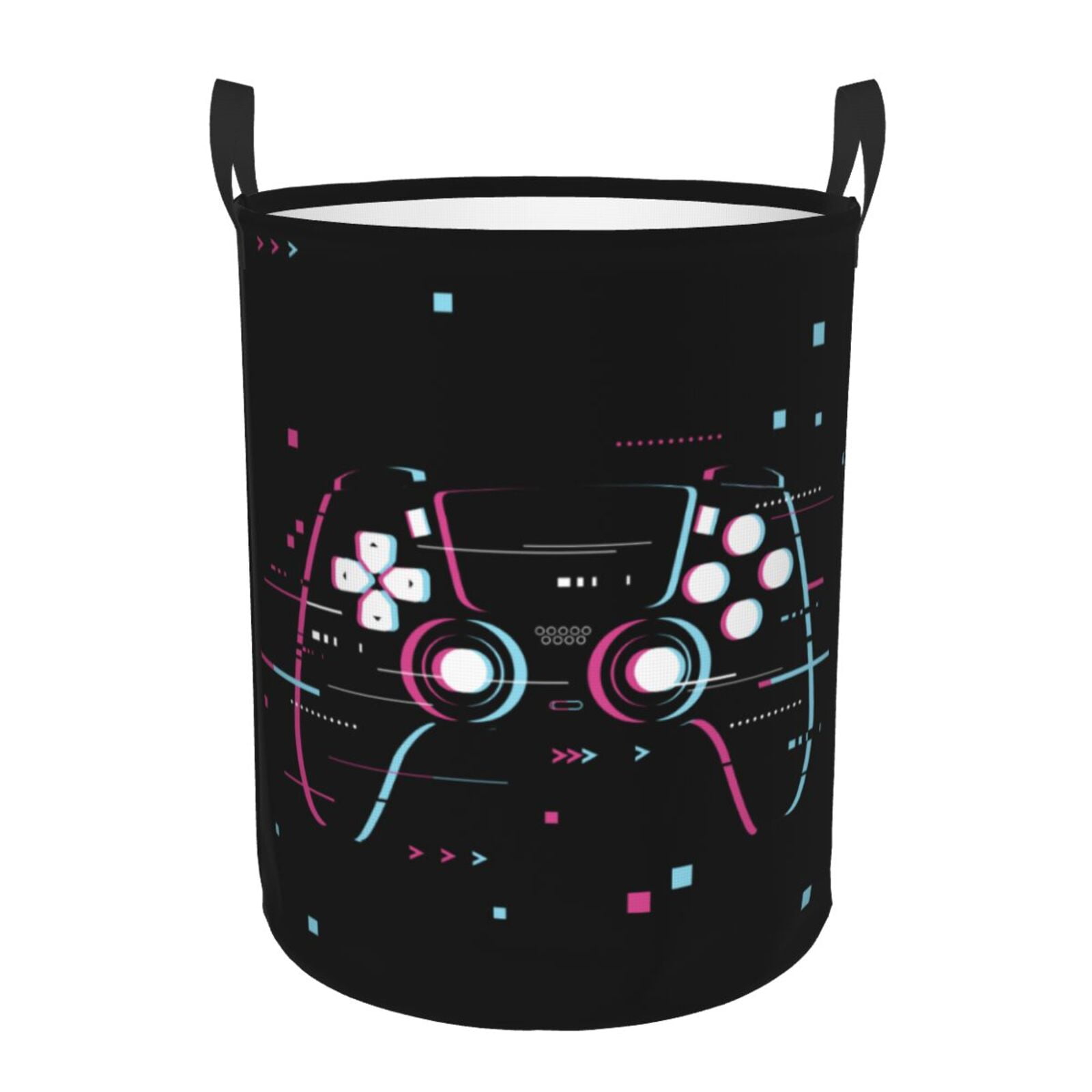 XMXT Collapsible Laundry Basket, Electronic Handle Game Polyester ...