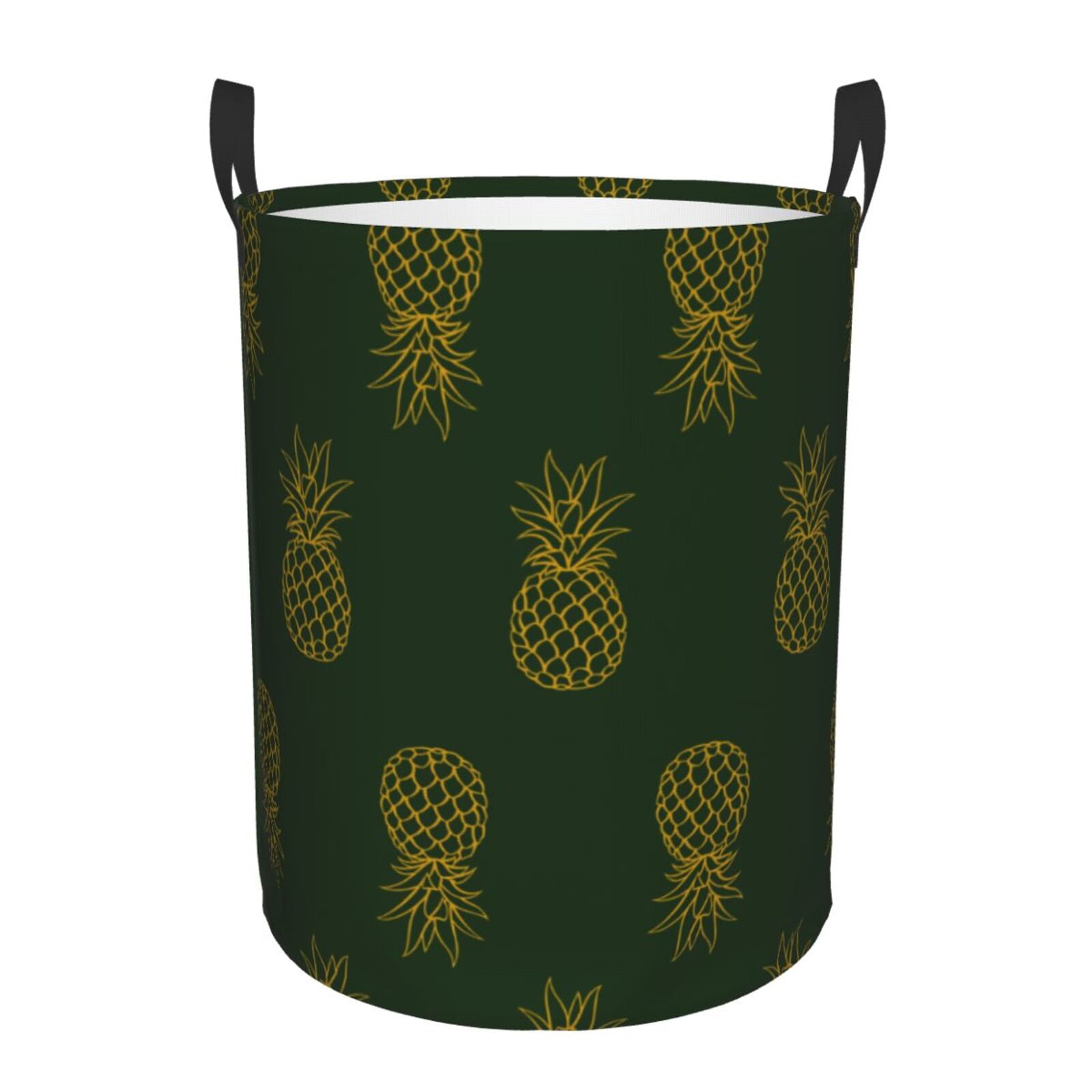 XMXT Collapsible Laundry Basket, Pineapple Hand Painted Waterproof ...