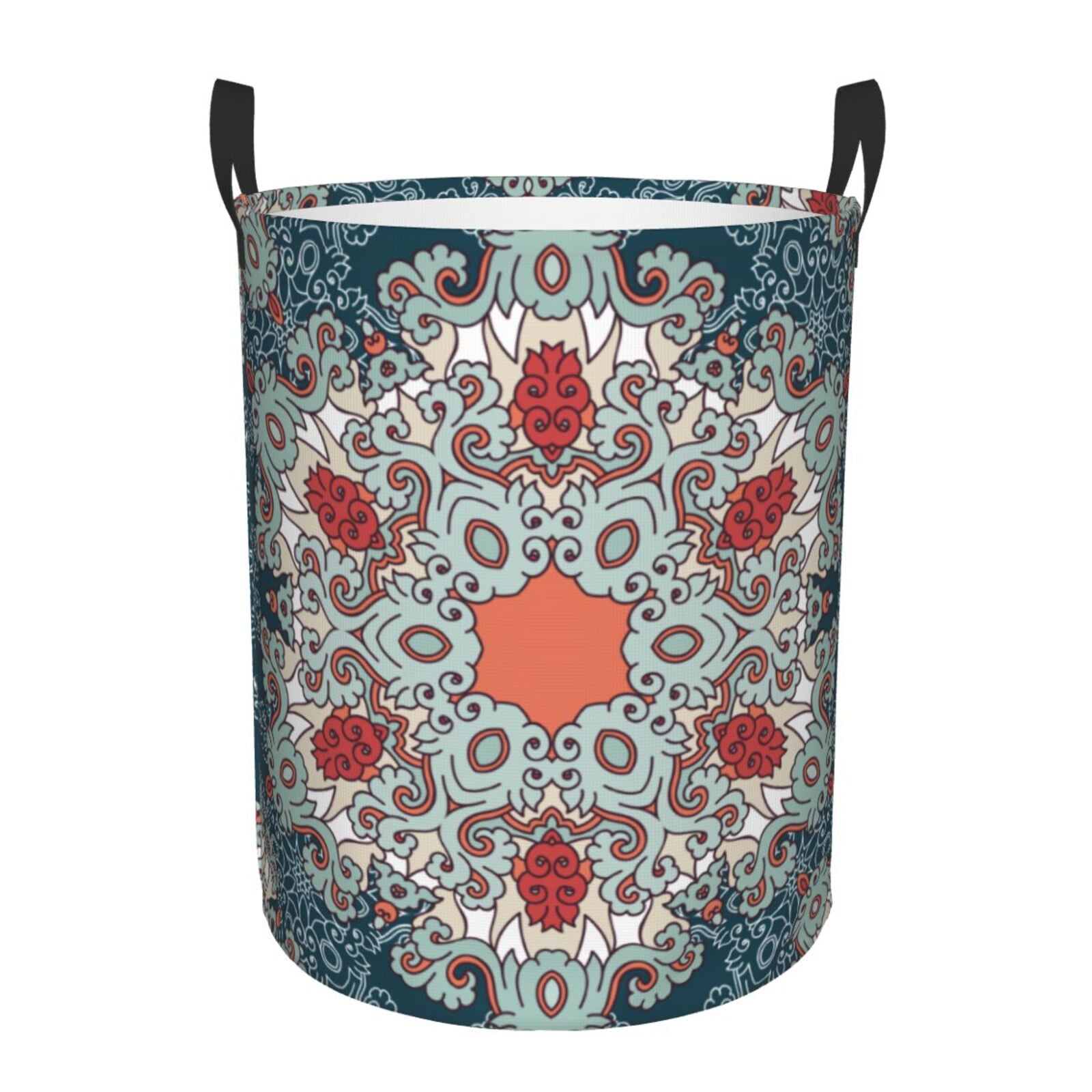 XMXT Collapsible Laundry Basket, Turkish Rustic Tattoo Waterproof ...