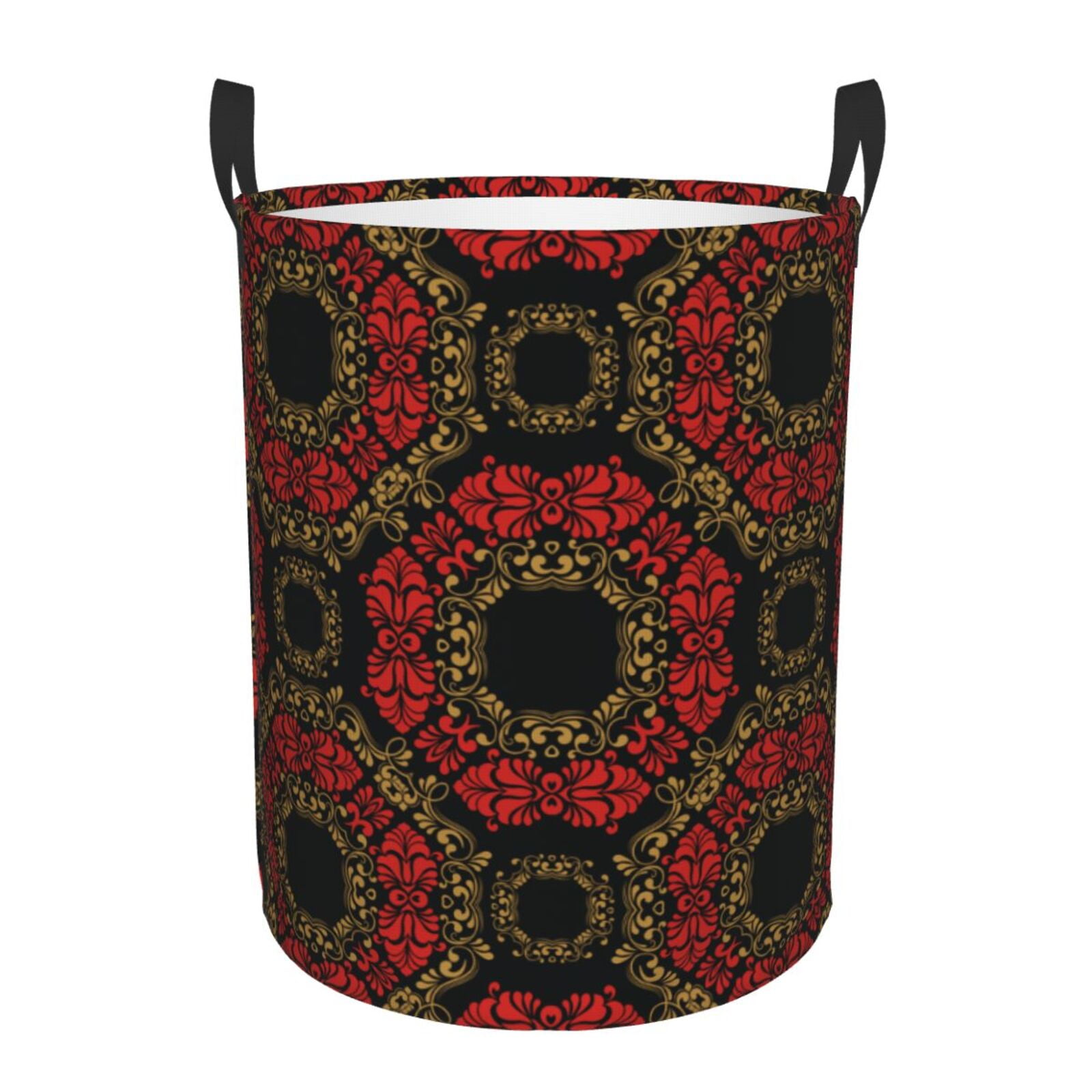 XMXT Collapsible Laundry Basket, Vintage Turkish Decoration Waterproof ...