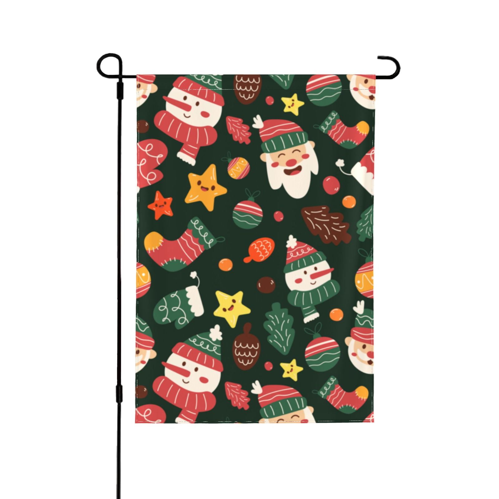 XMXT Garden Decor Flags, Fun Santa Socks Print Double-Sided Garden ...