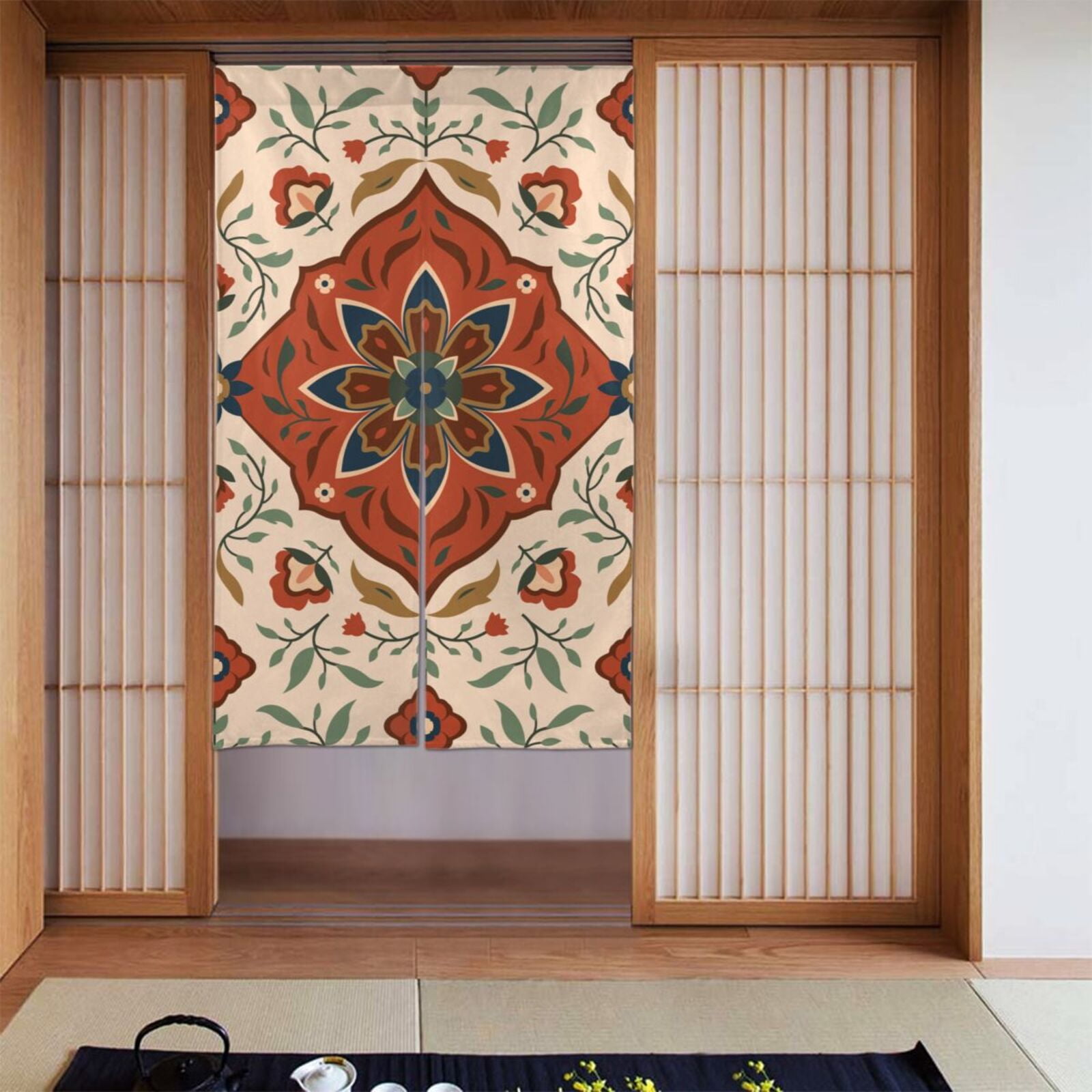 XMXT Japanese Noren Doorway Room Divider Curtain,Classic Persian ...