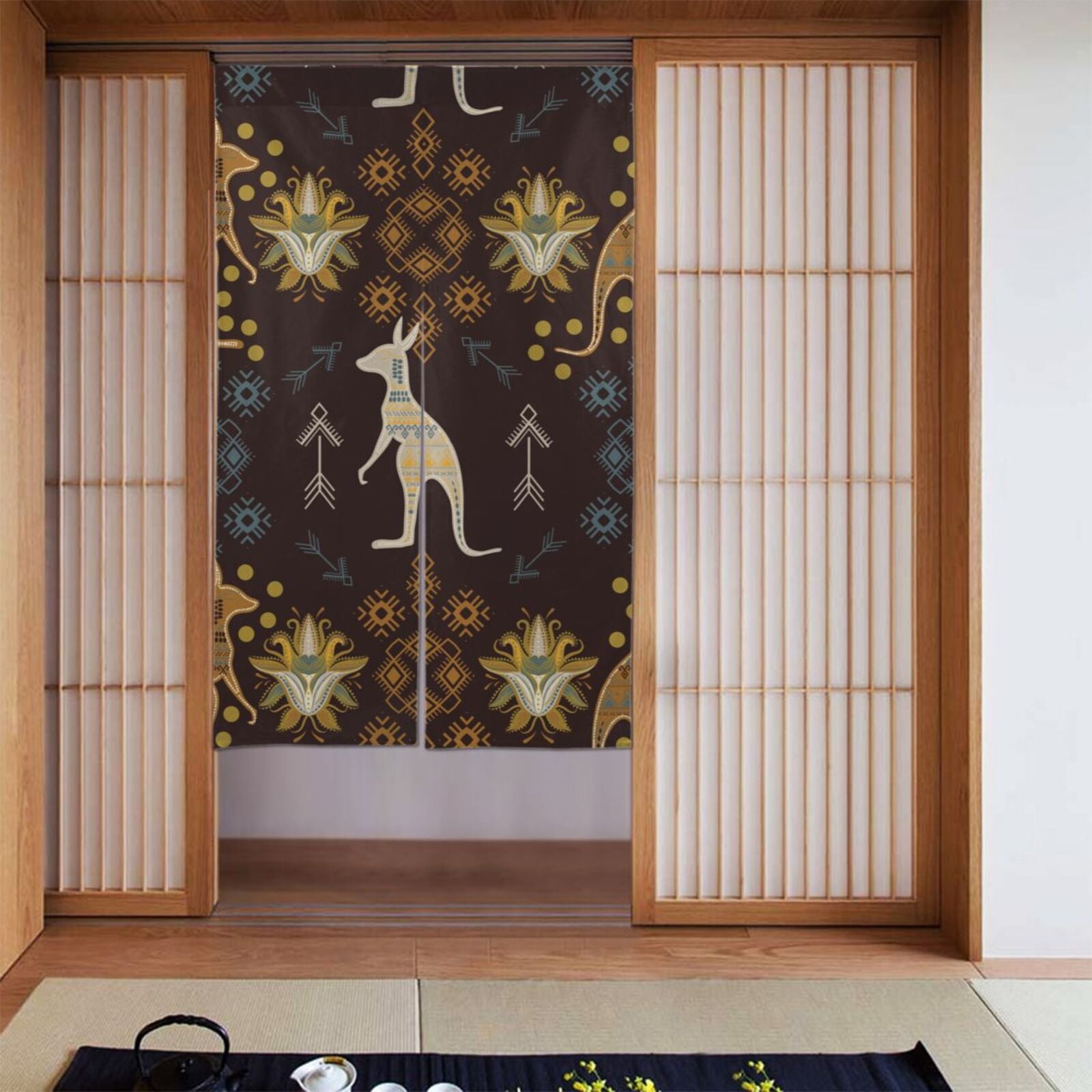 XMXT Japanese Noren Doorway Room Divider Curtain,Cute Kangaroo ...