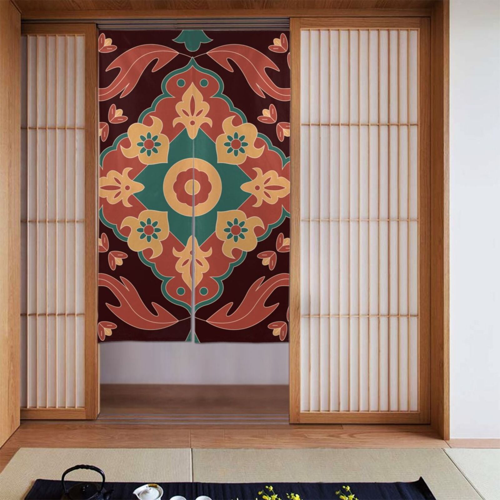 XMXT Japanese Noren Doorway Room Divider Curtain,Persian Carpet Vintage ...