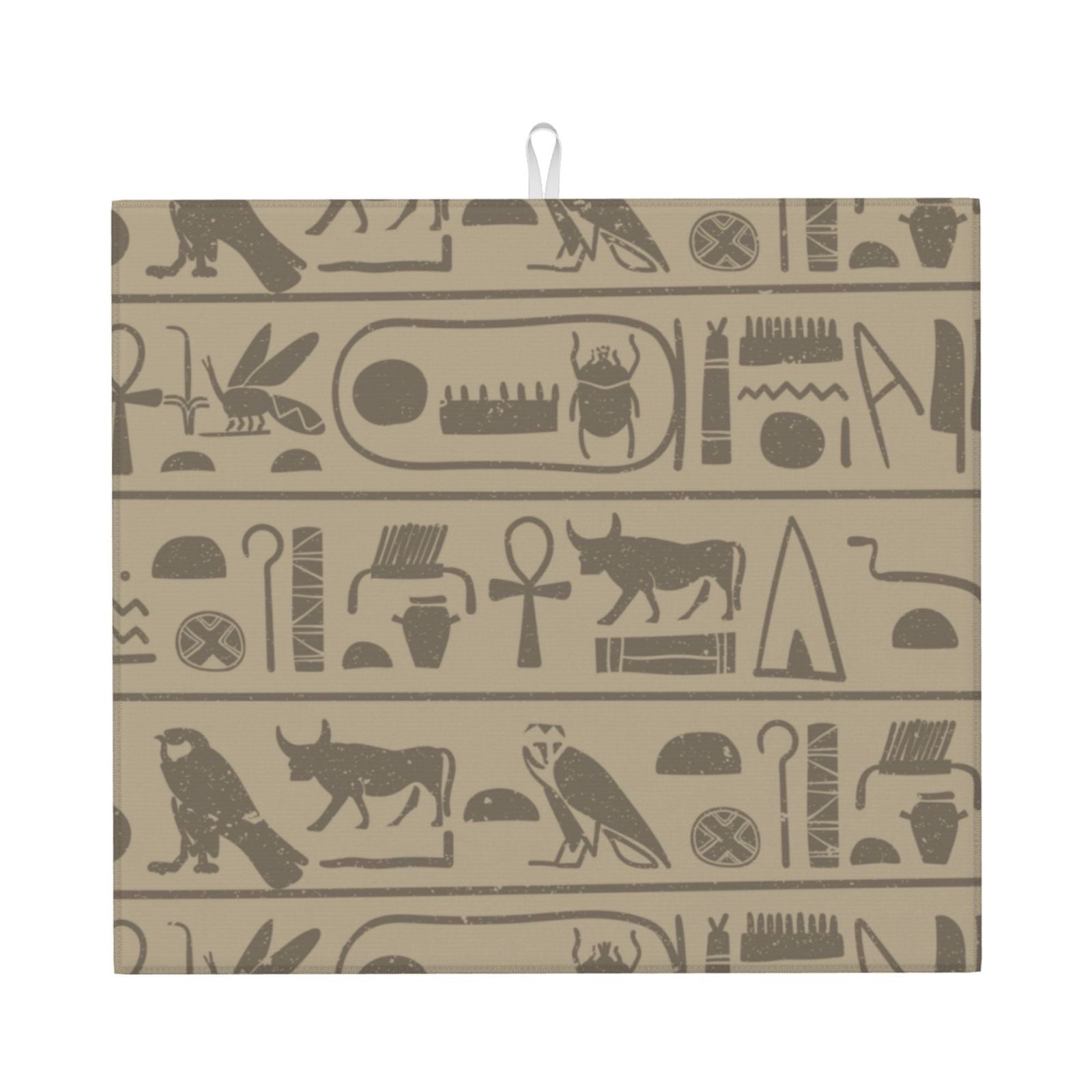 XMXT Microfiber Drying Mat for Kitchen Counter, Ancient Egyptian ...