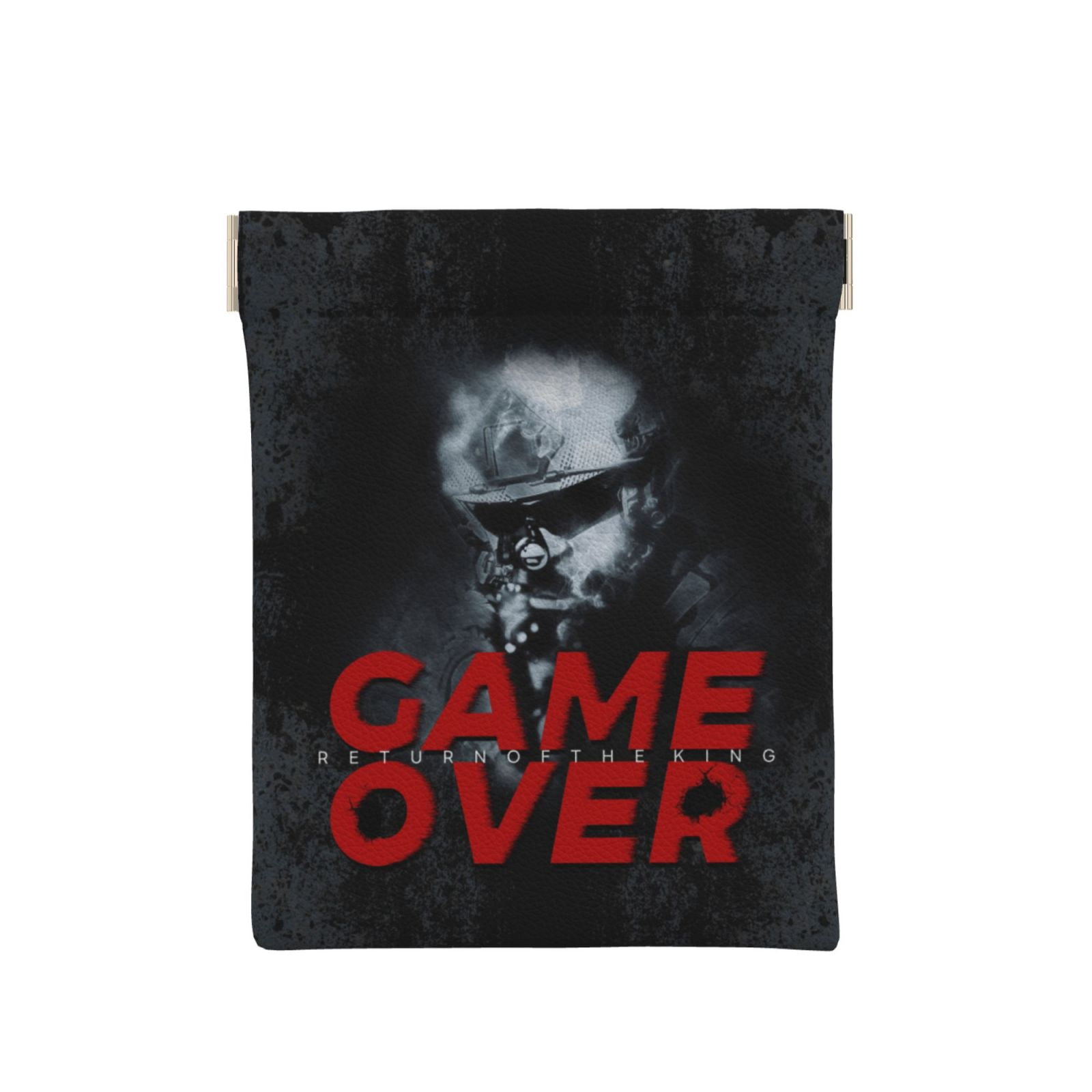 XMXT PU Leather Coin Purse for Women Men, Diablo Game Elements Pattern ...