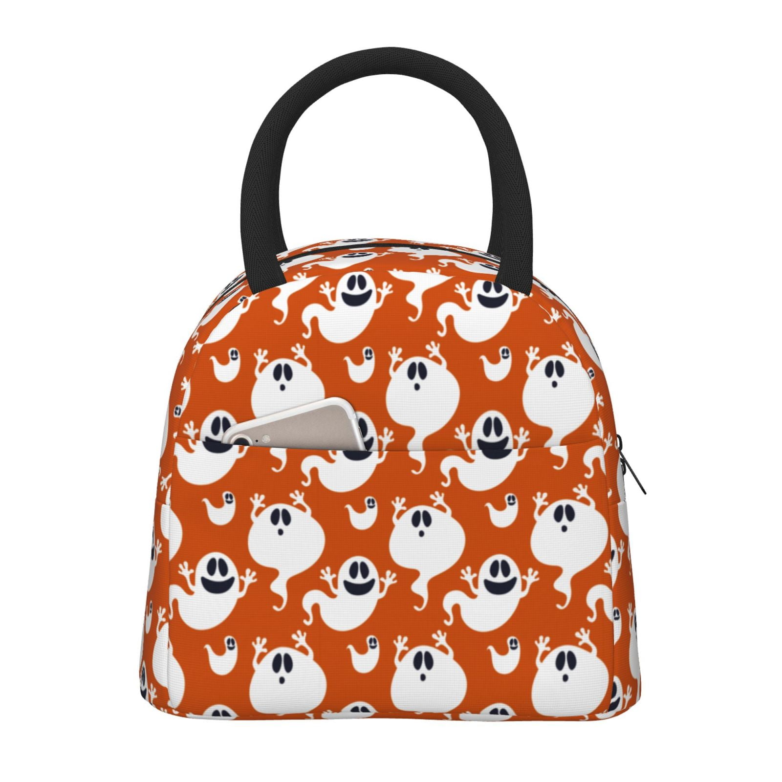 XMXT Reusable Lunch Bag Women, Cartoon Cute Ghost Large Lunchbox ...