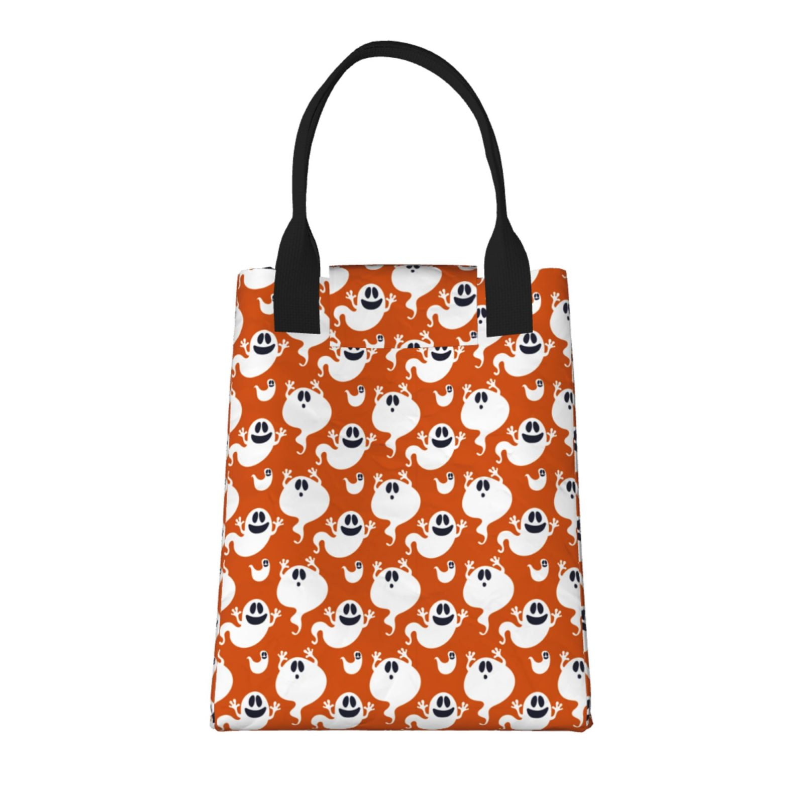 XMXT Reusable Lunch Bag Women, Cartoon Cute Ghost Large Lunchbox ...