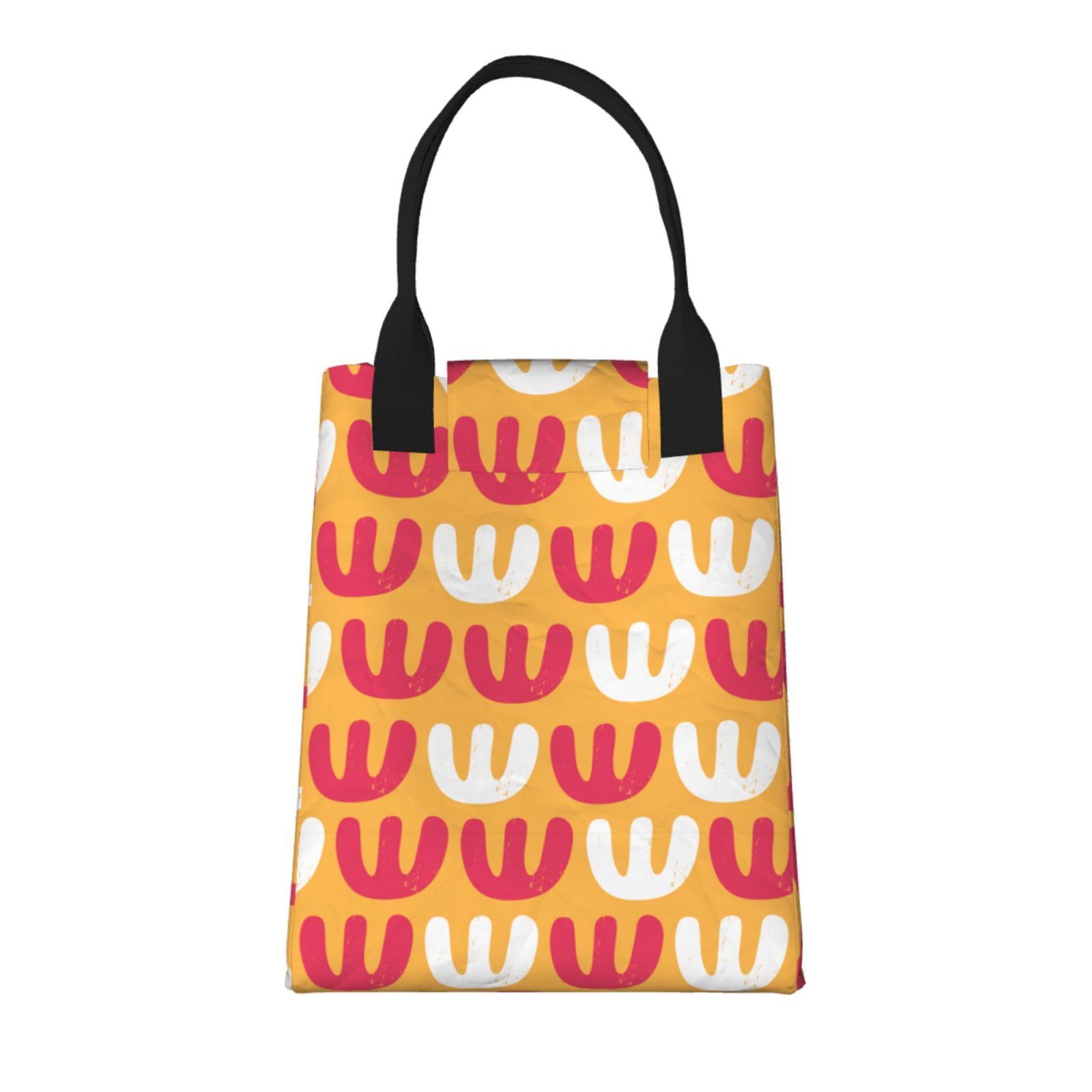 XMXT Reusable Lunch Bag Women, Colorful Grass Graffiti Large Lunchbox ...