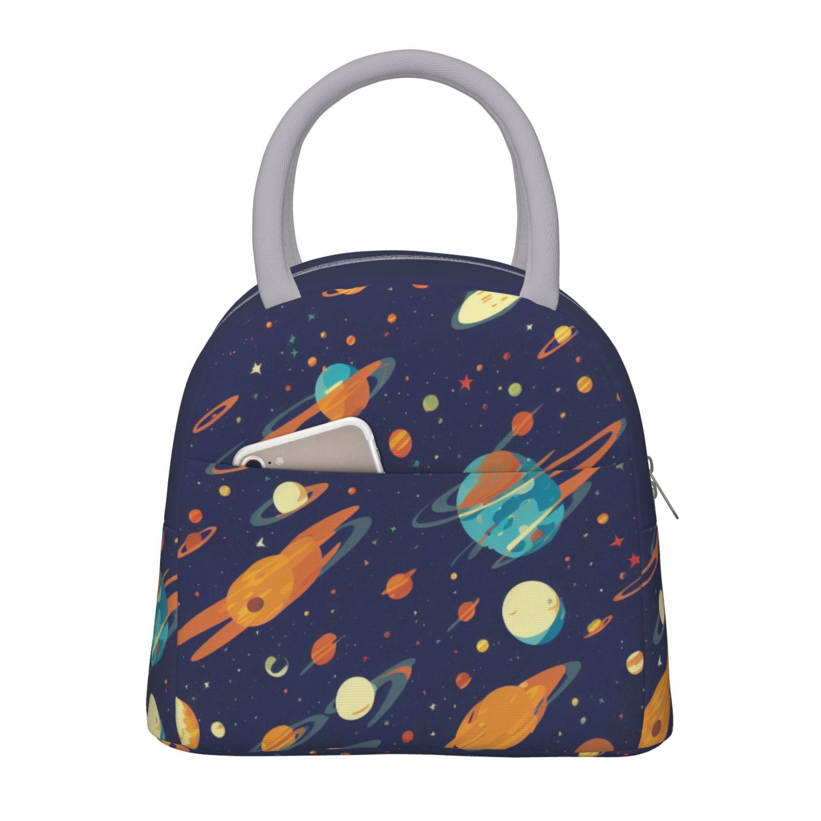 XMXT Reusable Lunch Bag Women, Fantasy Starry Night Large Capacity ...